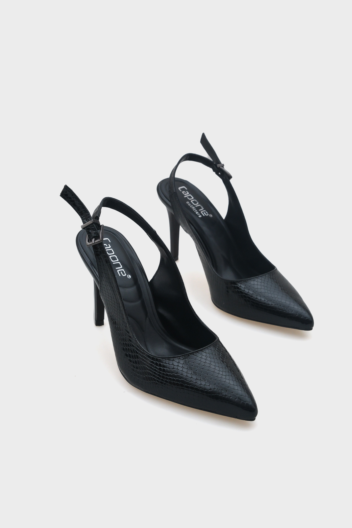 Capone Outfitters Sally Arkası Açık Orta Topuklu Yumuşak Pedli Taban ...