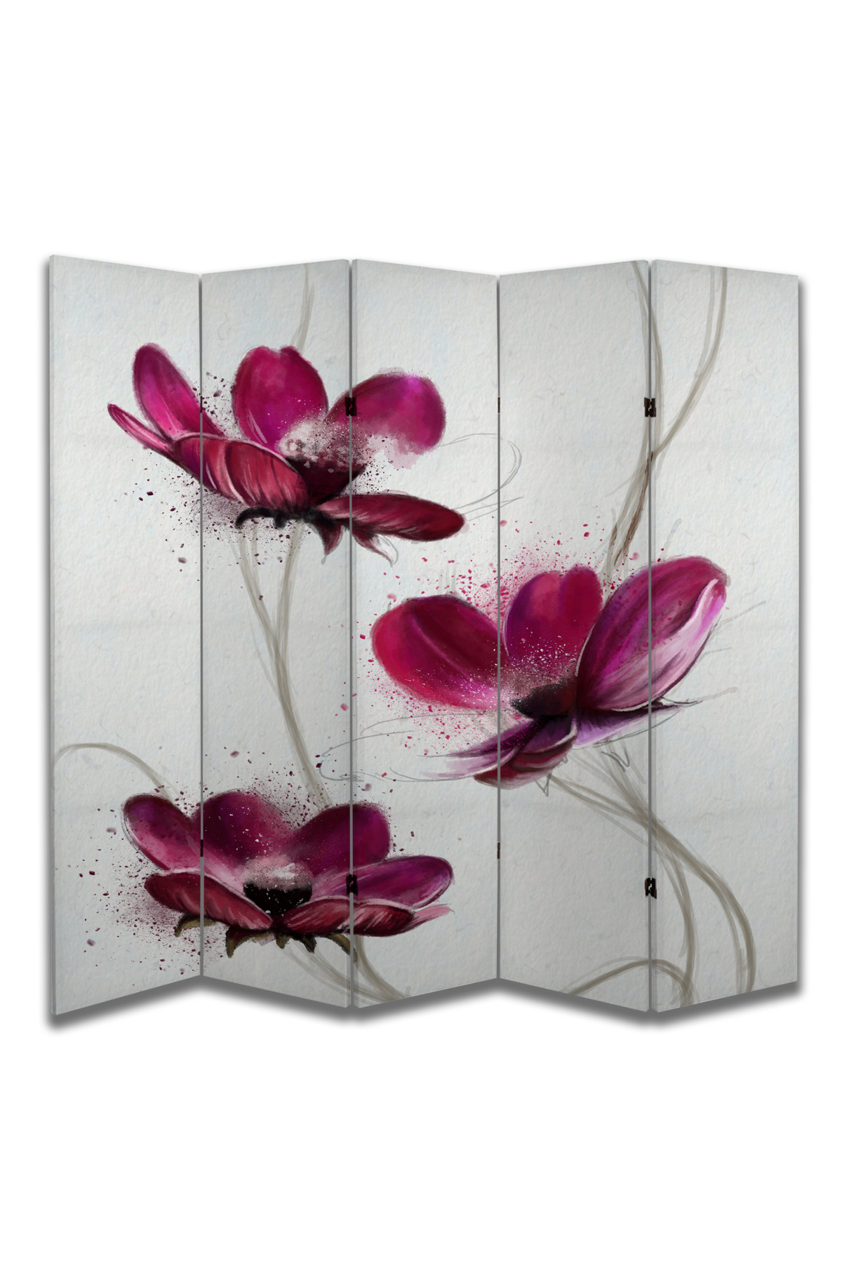 dbsanat Doğa Temalı Özel Tasarım Paravan Room Divider 180 x 200 cm ...