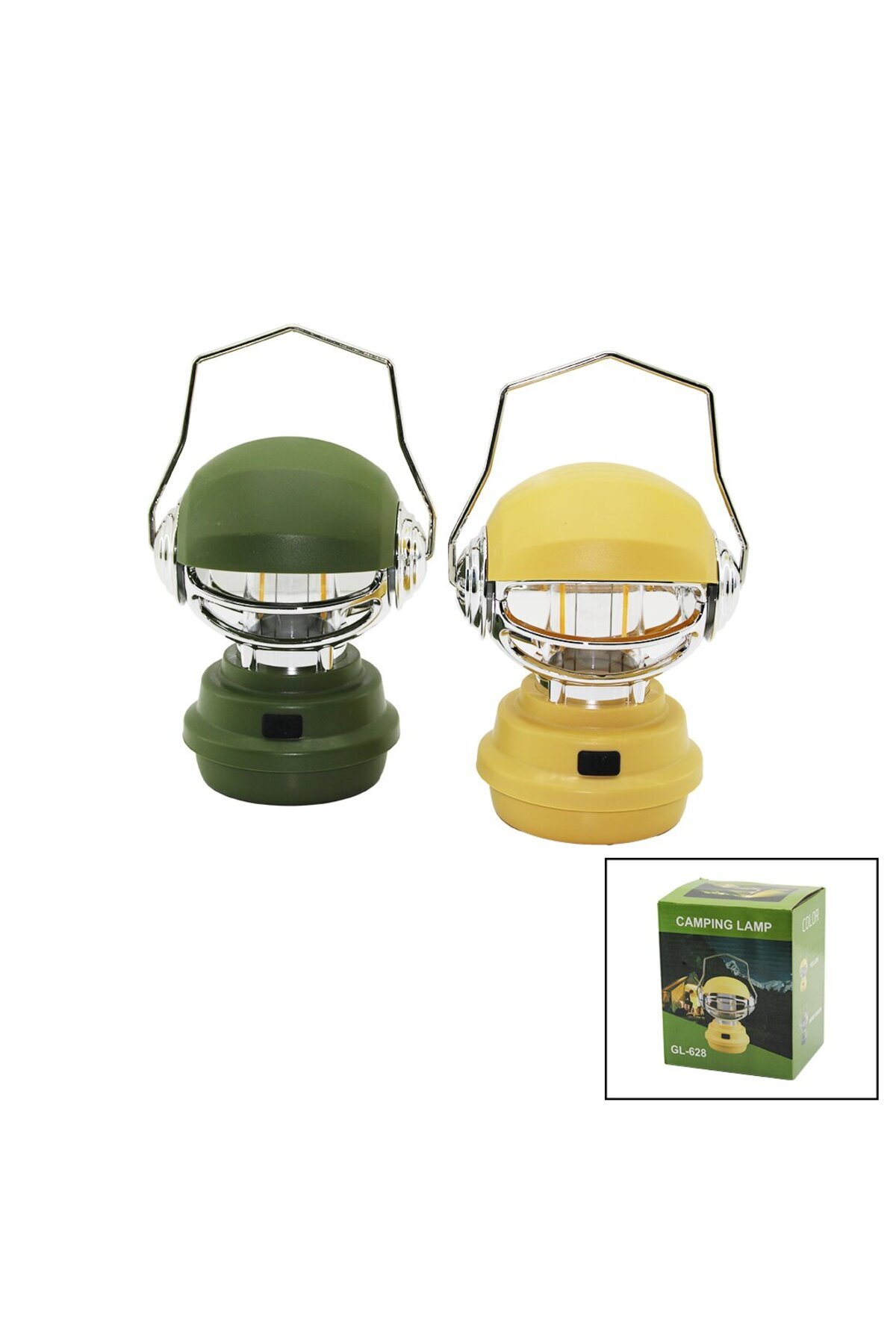 Findit CAMPING LAMP ROBOT KAFA MODELİ FANUS KAMP - BAHÇE FENER USB ...