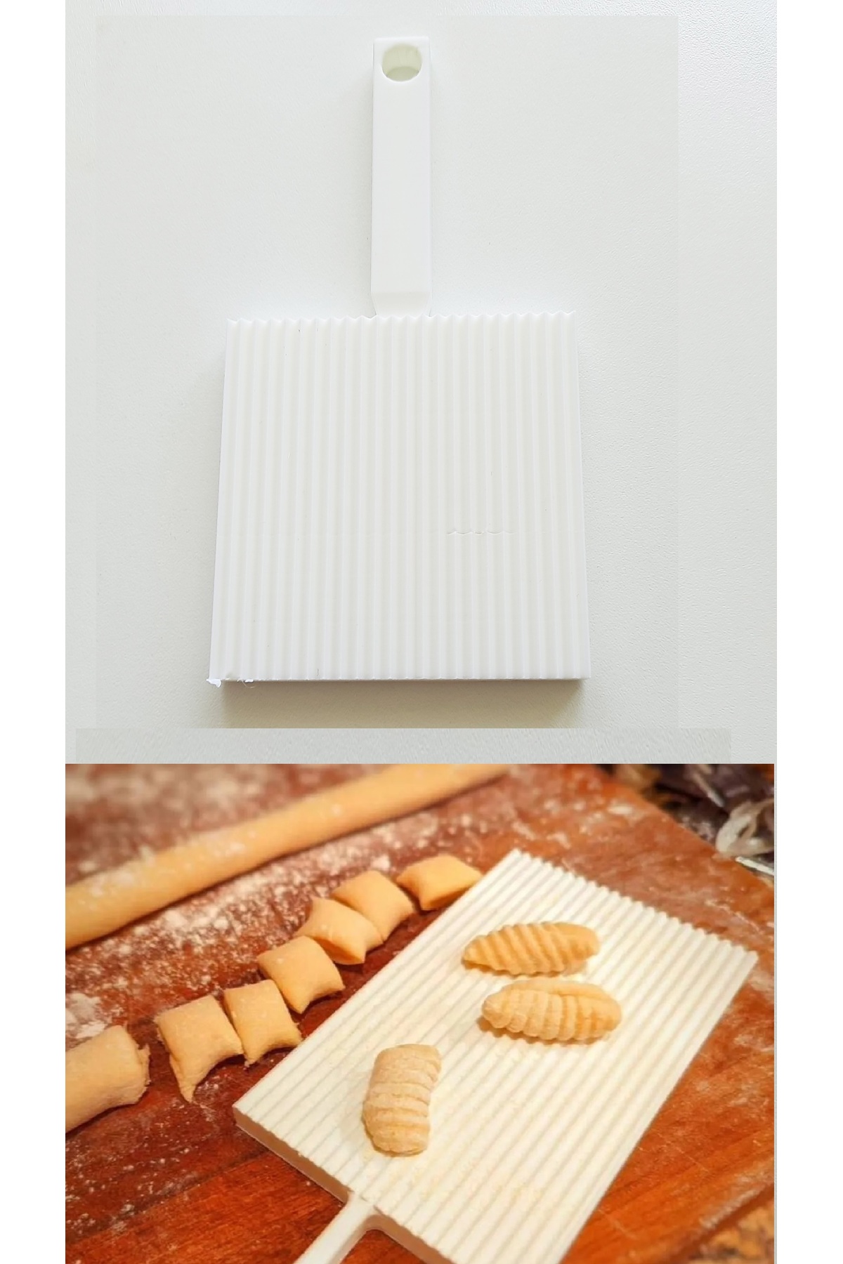 RELATOS Yuvarlak Gnocchi Plastik Kürek -İtalyan Gnocchi Makarna El ...