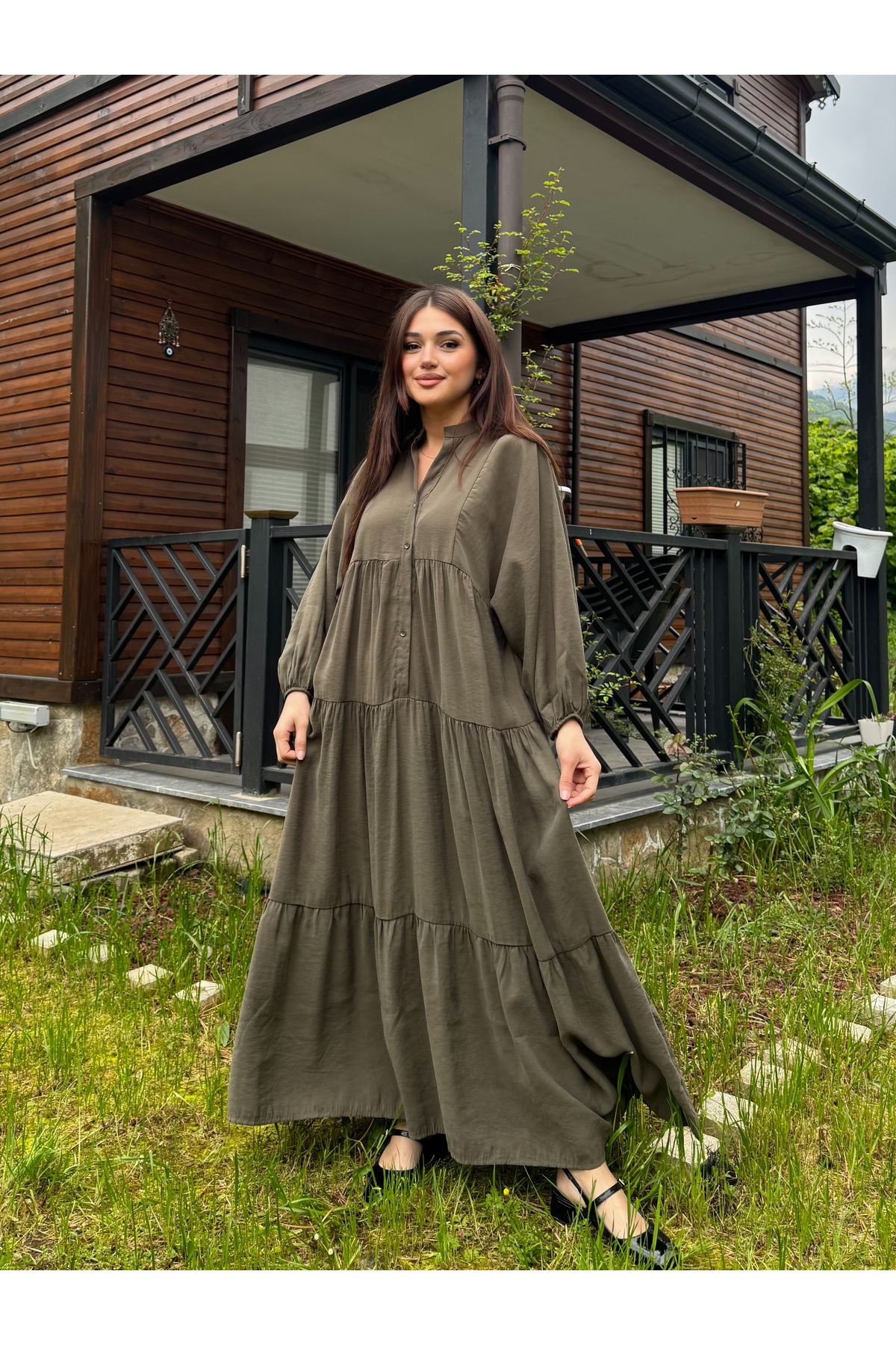 ROSSA Katleya Model Uzun Kollu Elbise - Fiyatı, Yorumları