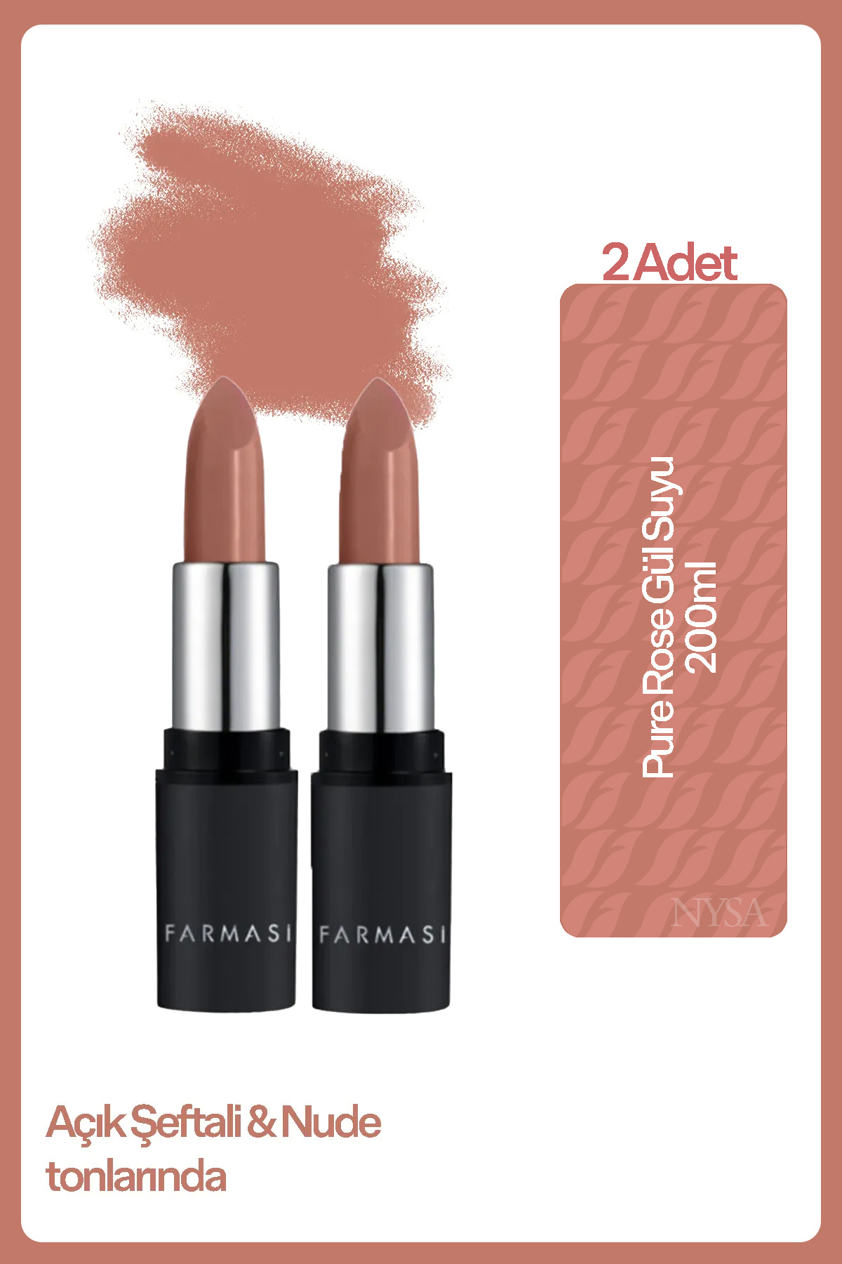 Farmasi Mat Ruj No 34-2 Adet - Fiyatı, Yorumları