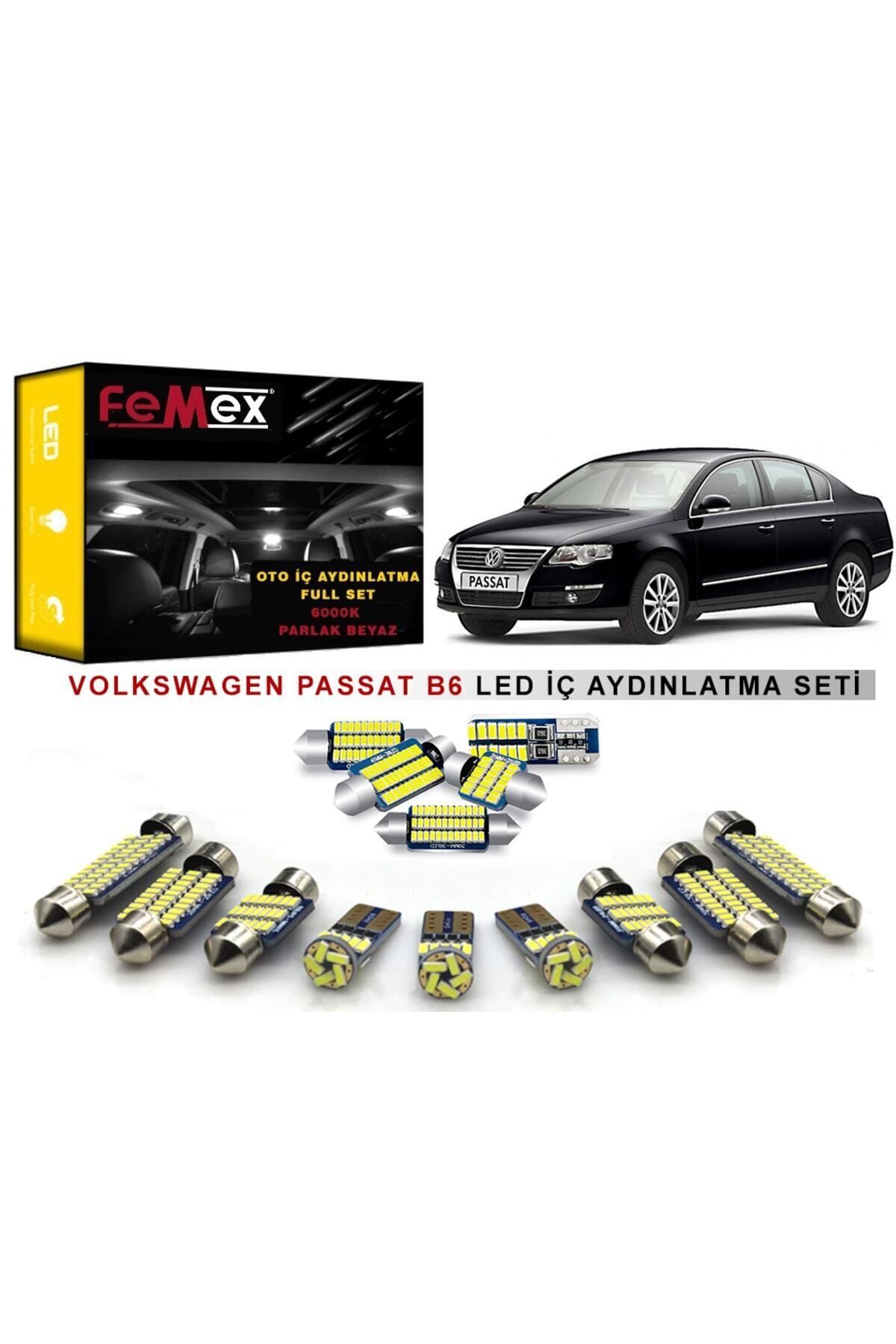 FEMEX Volkswagen Passat B6 Led Iç Aydınlatma Ampul Seti Parlak Beyaz ...