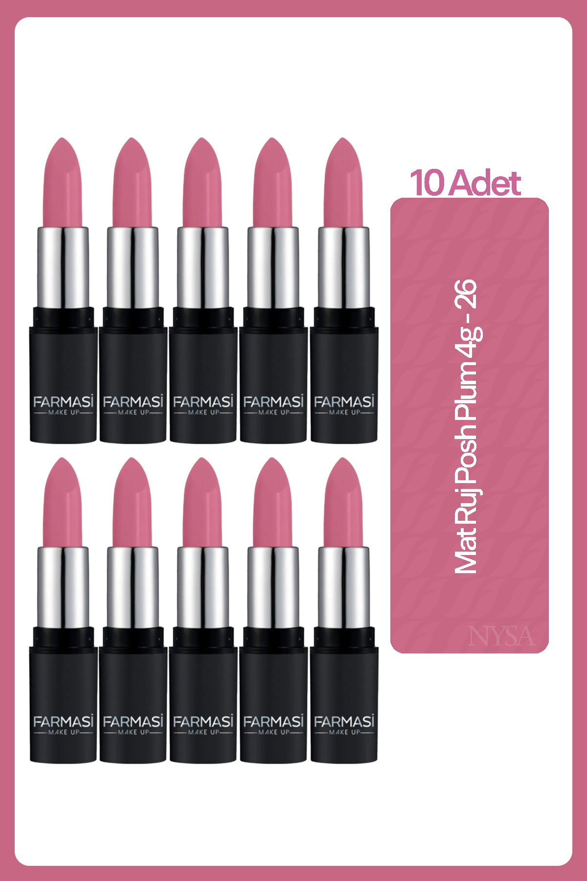 Farmasi Mat Ruj No 26 - 10 Adet - Fiyatı, Yorumları