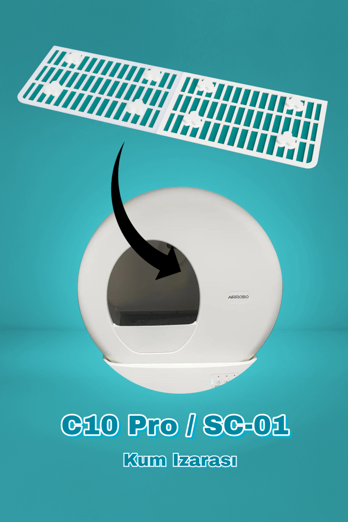 3D Baskı Airrobo, Meowant, UBPet SC-01, UbTech Kedi Tuvaletleri için ...