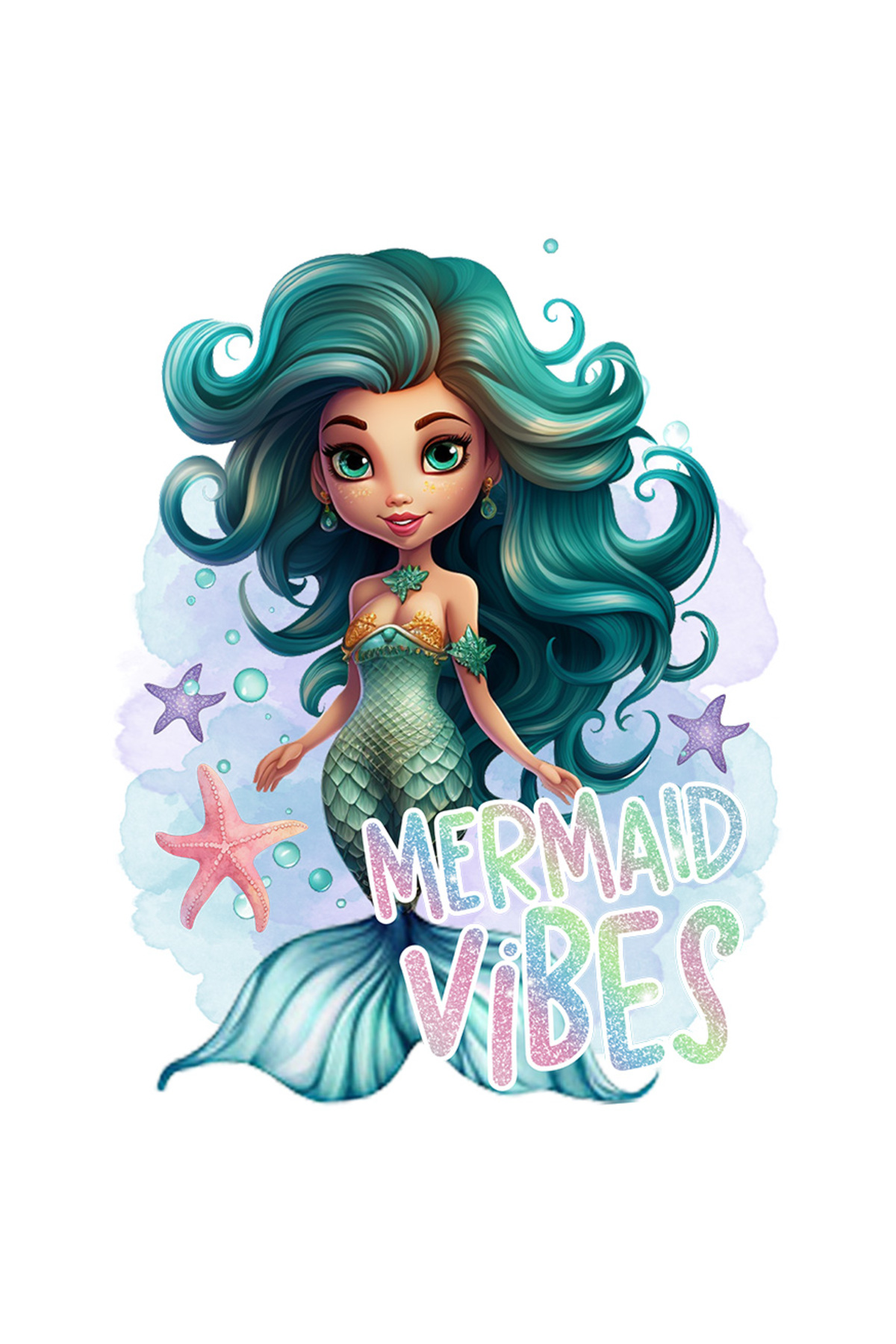 StoryGift Romania Adhesive Sticker 90CM with the little mermaid with ...