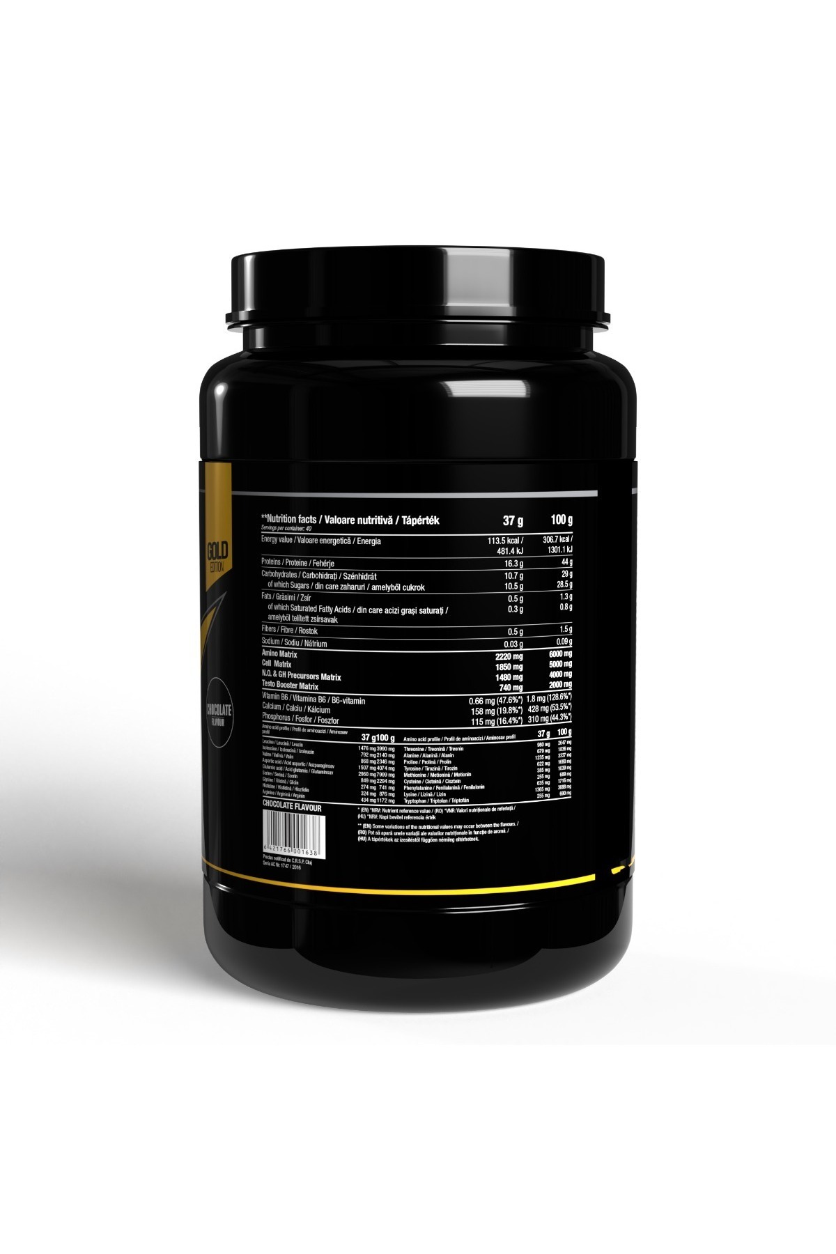 Pro Nutrition Protein mix for rapid growth, GFX-Gold Edition, Chocolate ...