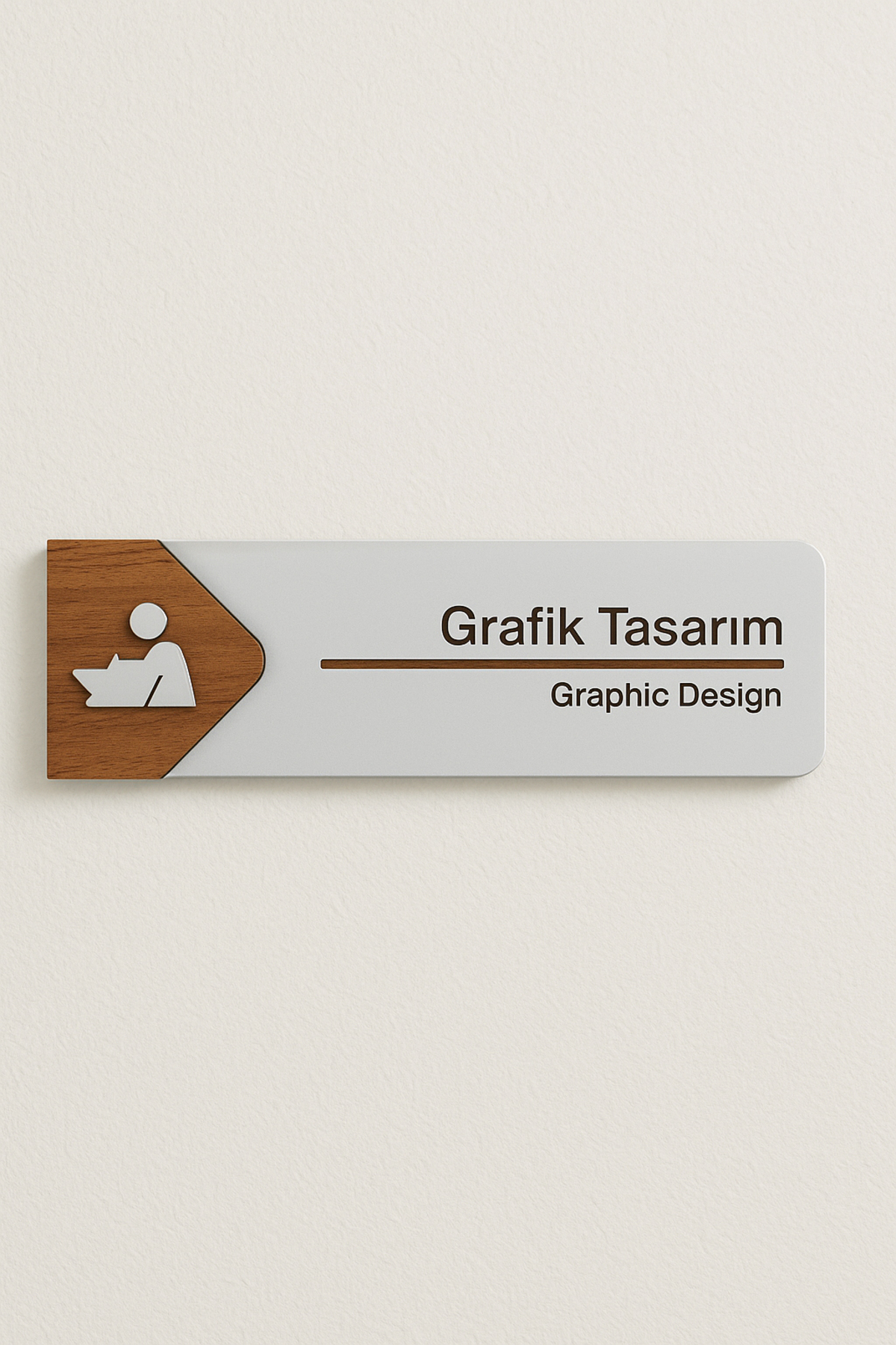 Lucena Grafik Tasarım Ofis Oda Kapı İsimliği Yönlendirme Tabelası ...