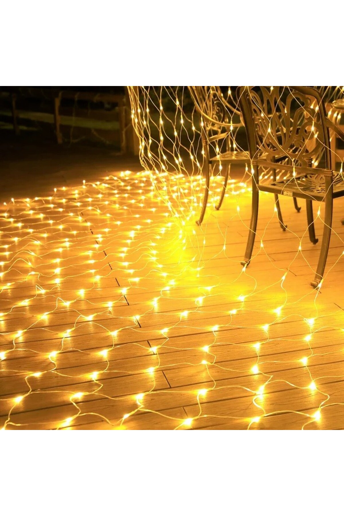 YOTO Christmas Net Lights, 3 x 3 m, 320 LEDs, 1.5 m Cord, 8 Light Modes ...