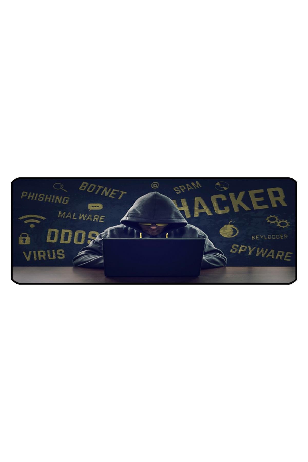 sgeteknoloji 70x30 cm Hacker 1 Dikişli Kaydırmaz Taban Speed Ver Mouse ...