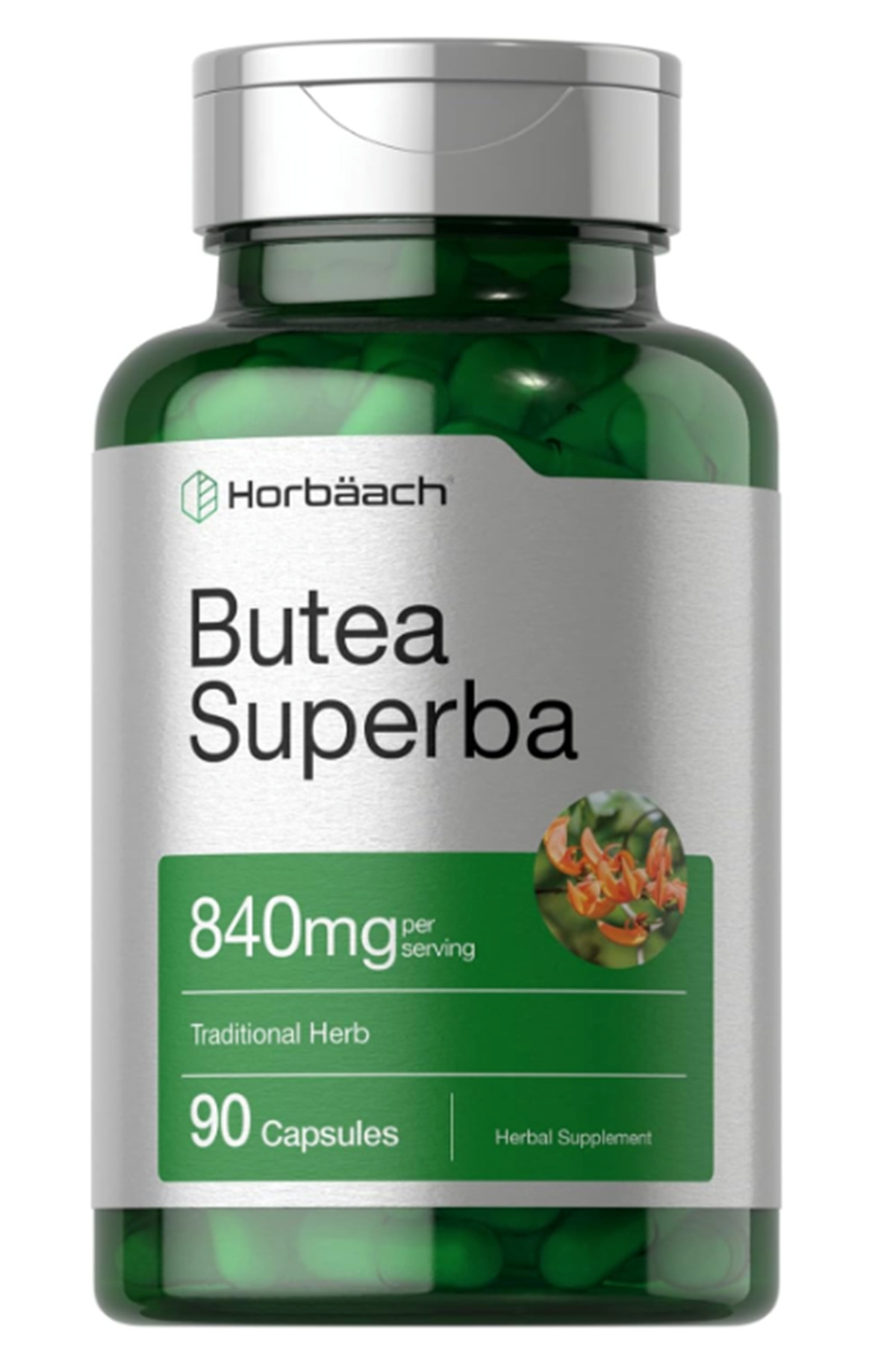Horbaach Butea Superba Root 840mg 90 Capsul Male Non Gmo, Gluten Free ...