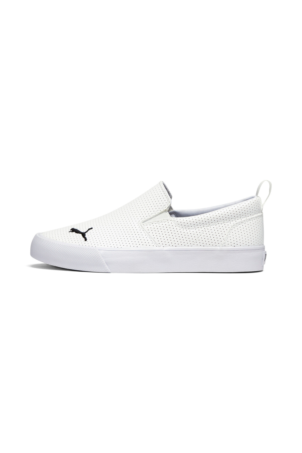 Puma Womens Bari Slip On Comfort Perf Sneakers - White- Trendyol