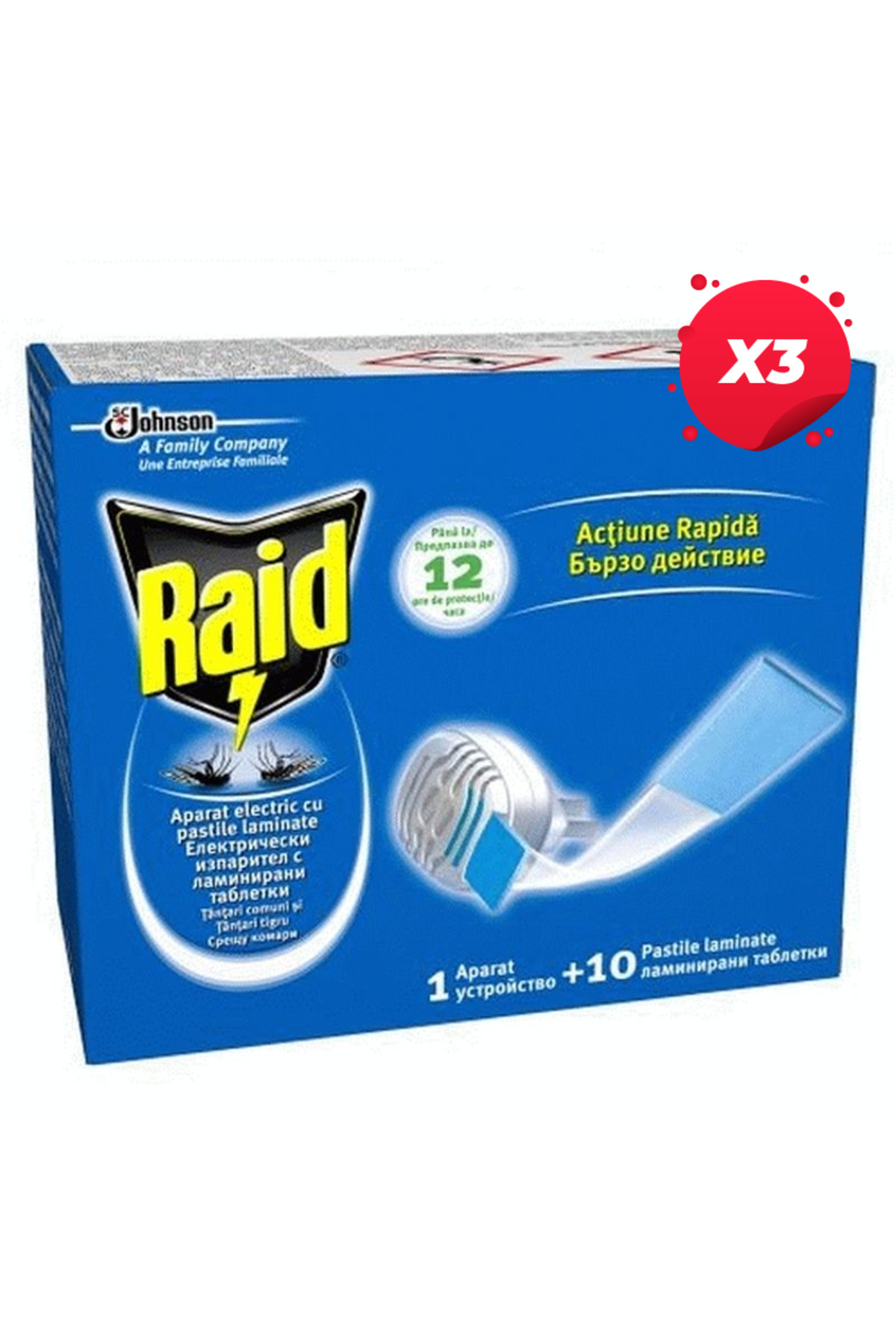 Raid SET 3 BUCATI Insecticide And Repellent- Trendyol
