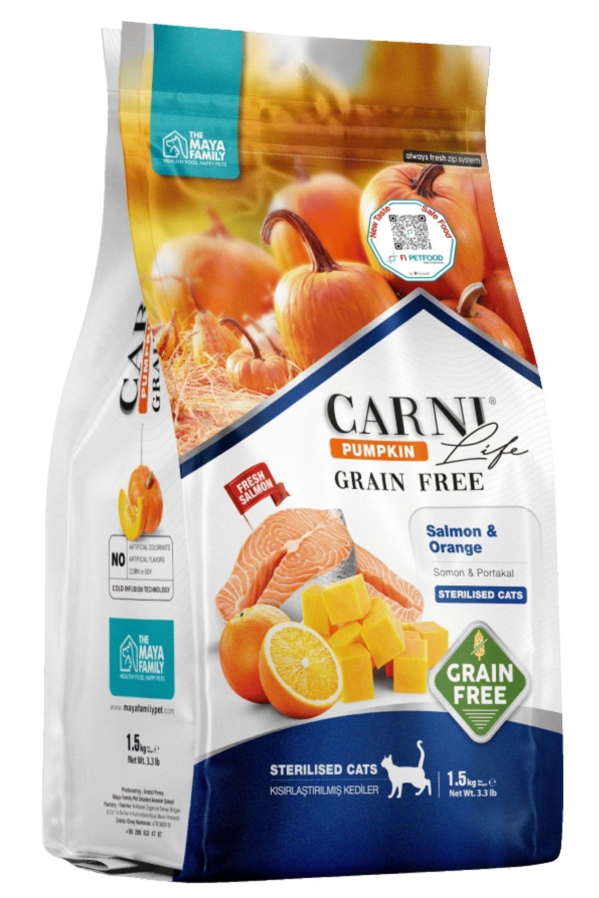 CARNİ LİFE Carni Life Pumpkin Tahılsız Yetişkin Kısırlaştırılmış Kedi ...