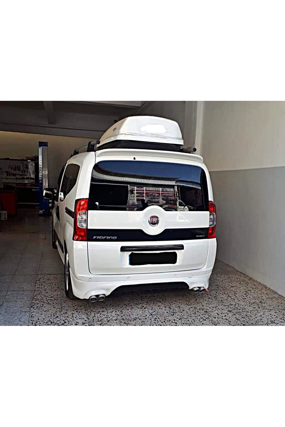 ANKARA BODYKİT FİAT FİORİNO ARKA TAMPON EKİ GENİŞ - FİBERGLASS BOYASIZ ...