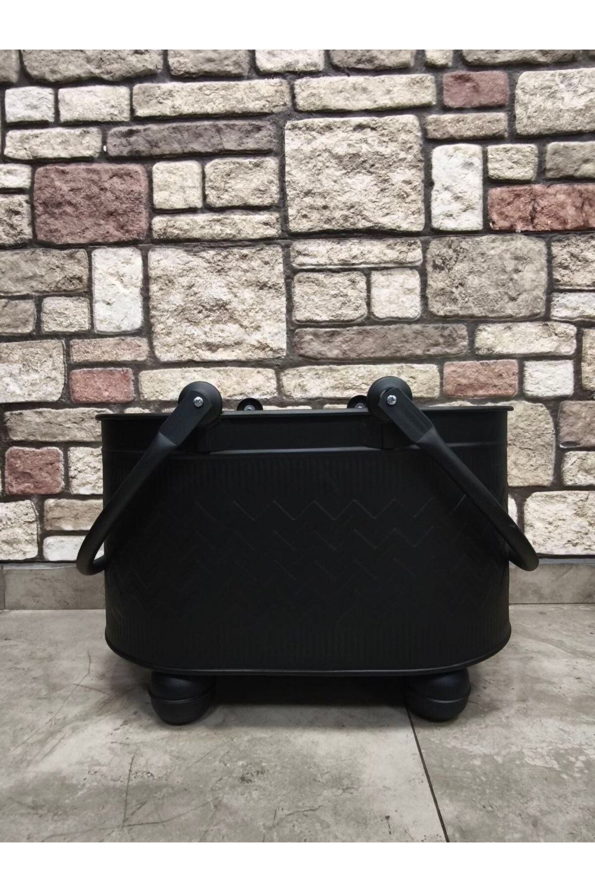 flamestove FS-1342 TOP AYAKLI ZİKZAK BASKILI ODUNLUK - Fiyatı, Yorumları