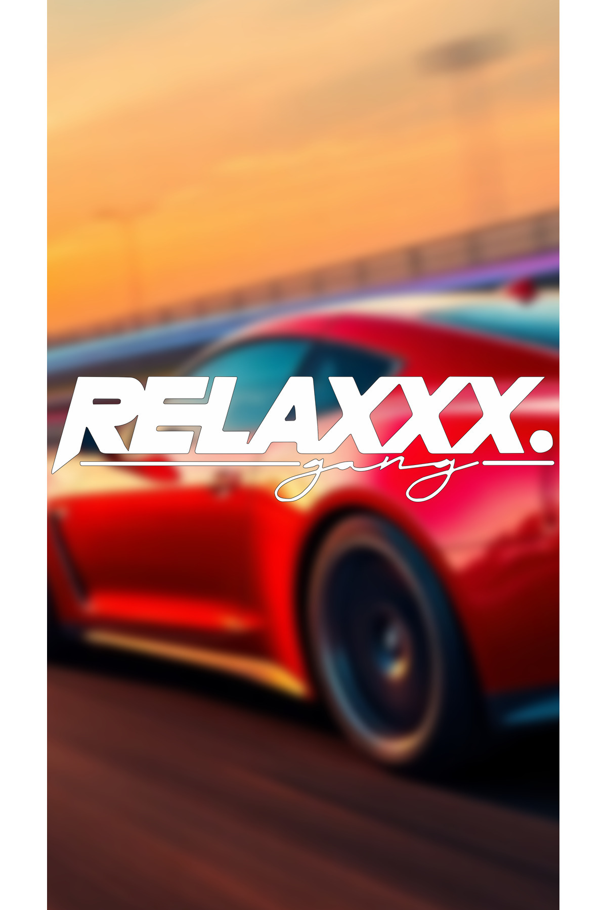 Furens Relax Gang Yazı JDM Araba-Motosiklet Cam Etiket Sticker 28x7cm ...