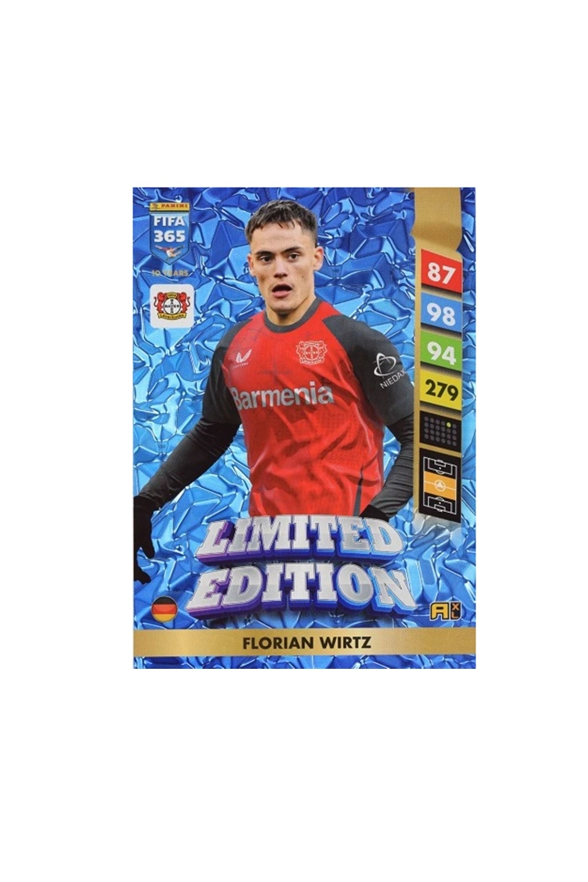 Panini Fifa 365 Adrenalyn XL 2025 Limited Edition Florian Wirtz ...