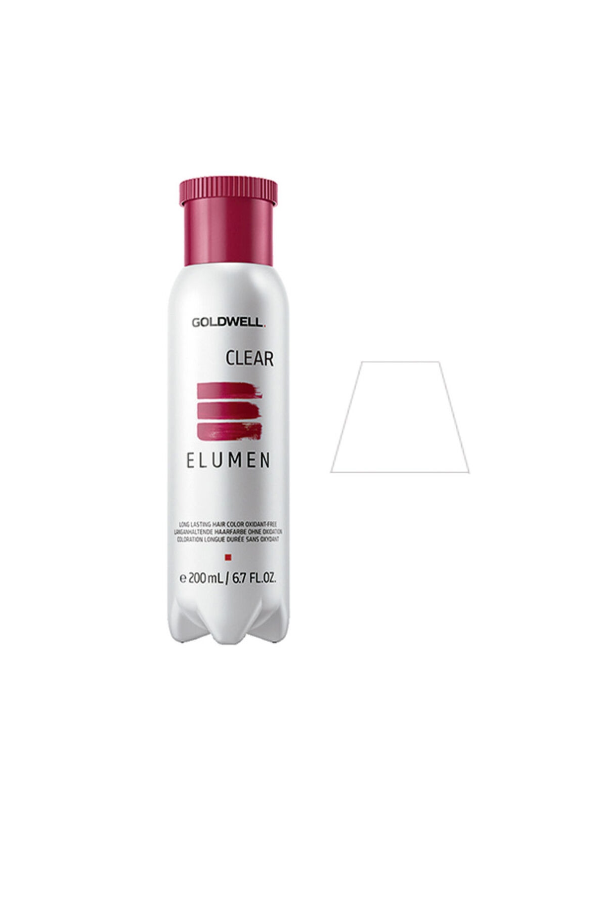 GOLDWELL Elumen Long Lasting Hair Color Oxidant Free #clear 200 ml ...