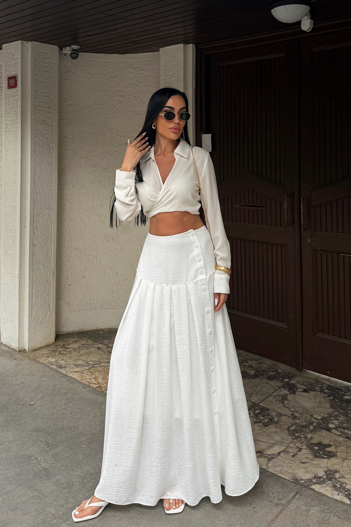 Seda Yalçın Atelier Beyaz Kadın X SYA Kloş Etek - Fiyatı, Yorumları