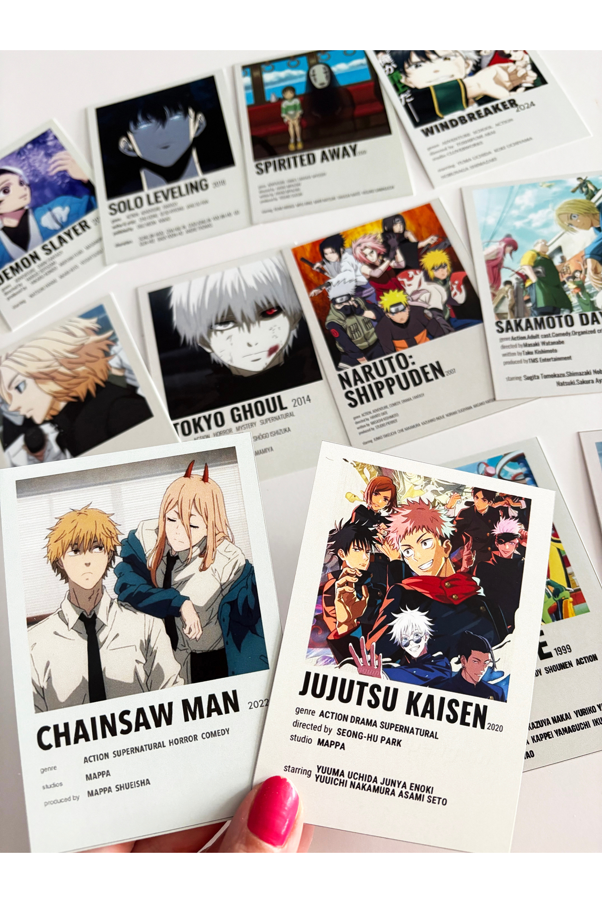 Pankart Evi Anime Poster Temalı 12 Adet Mini Kart Seti - Fiyatı, Yorumları