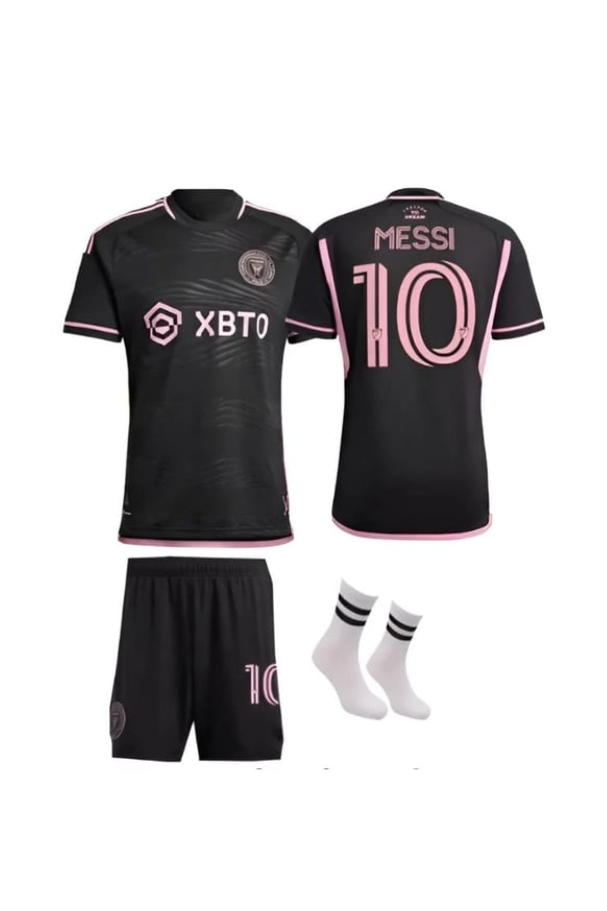 yenteks İnter Mİami Lionel Messi Çocuk Forma Takımı 4'lü Set Çorap ...