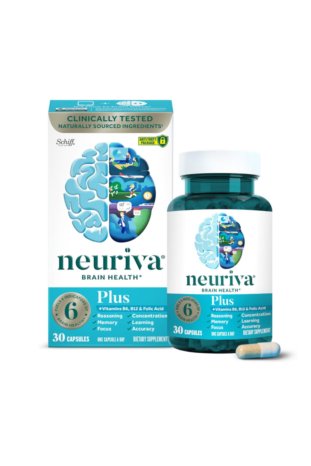 Neuriva , Plus Brain for Memory and Focus Clinically 30 Capsules ...