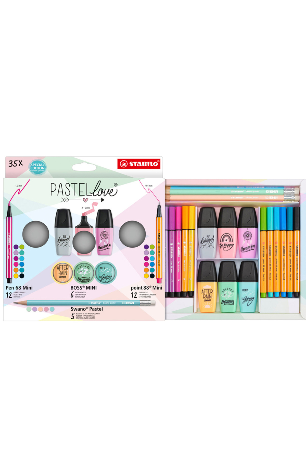 Stabilo Fosforlu Kalem Pastellove Mini Set 35 Li Eo77/5-9 - Fiyatı ...