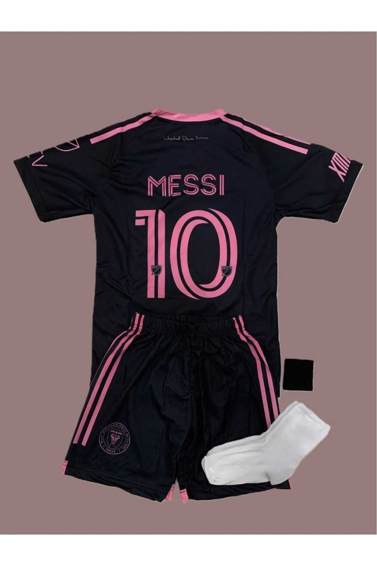 Candy Star İnter Miammi Messi Çocuk Forma Takımı 4'lü Set Çorap ...