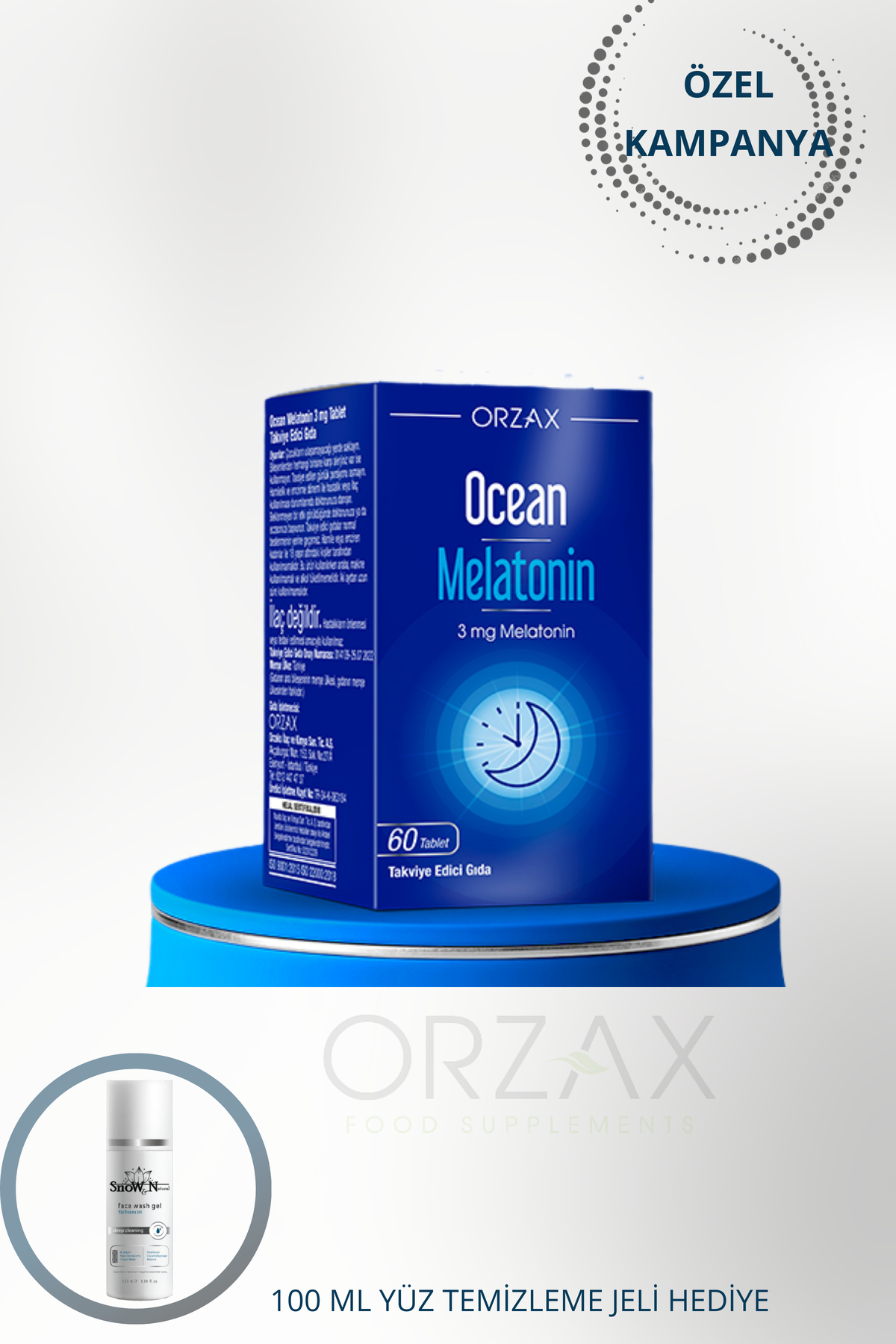 Ocean Melatonin 3 mg 60 Tablet Melatonin İçeren Takviye Edici Gıda ...