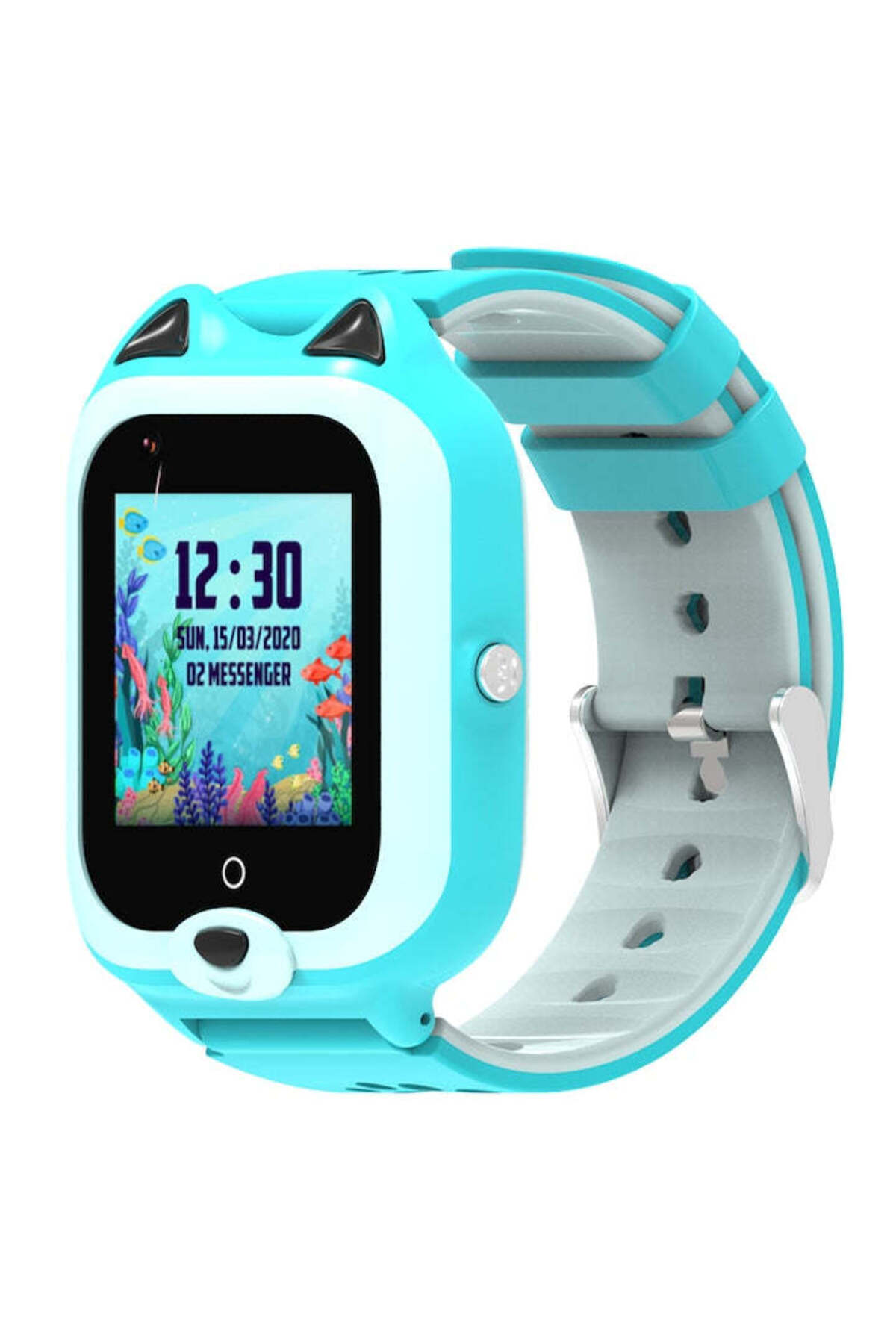 Techone KT22+ Pro 4G GPS Kids Smartwatch, Blue- Trendyol