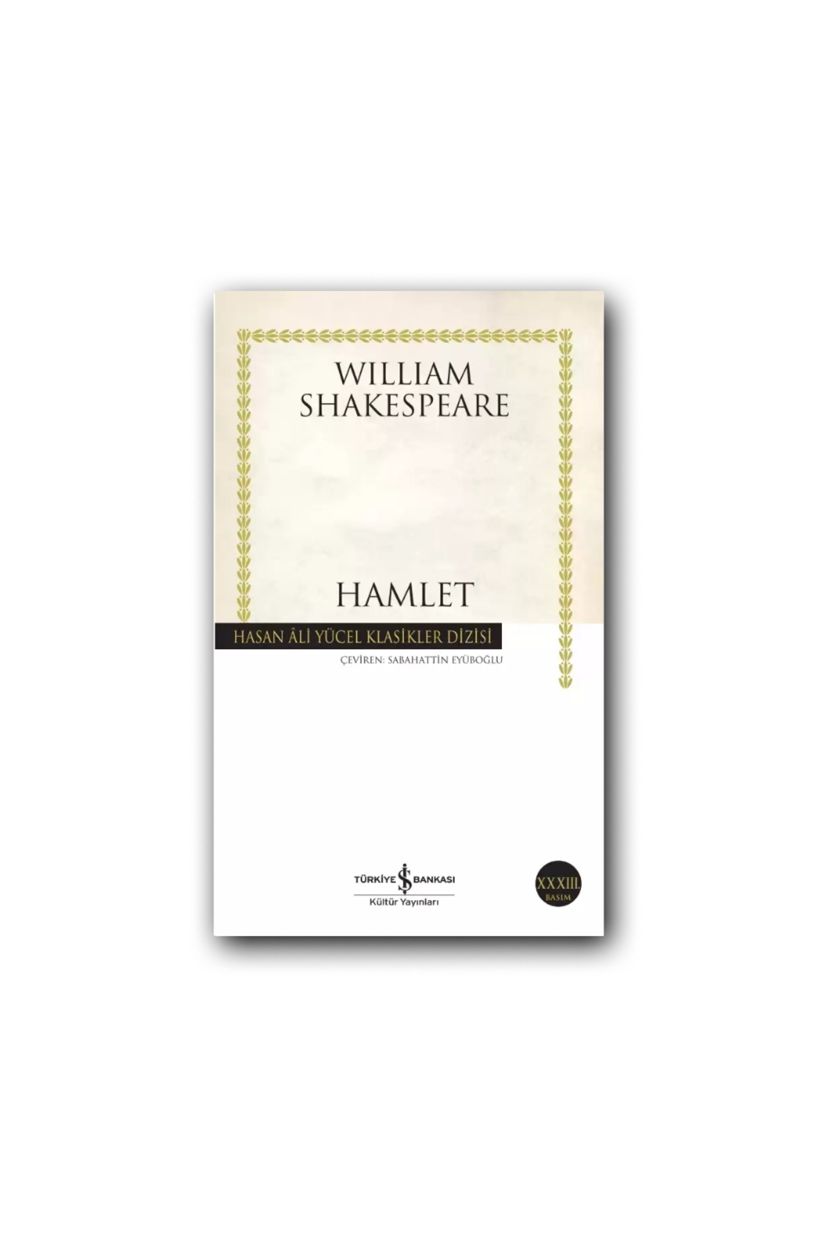 Türkiye İş Bankası Kültür Yayınları Hamlet (Karton Kapak) – William ...
