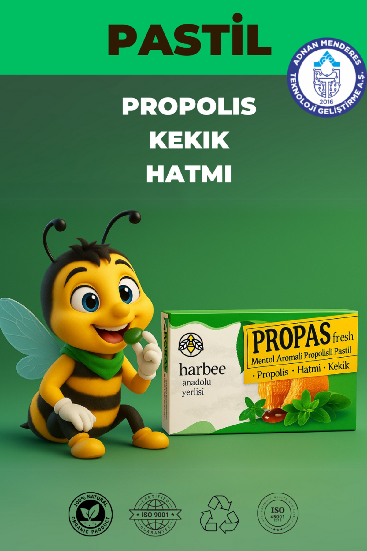 Har-Bee Harbee Propas Fresh - Doğal Boğaz Rahatlatıcı & Ferah Nefes ...