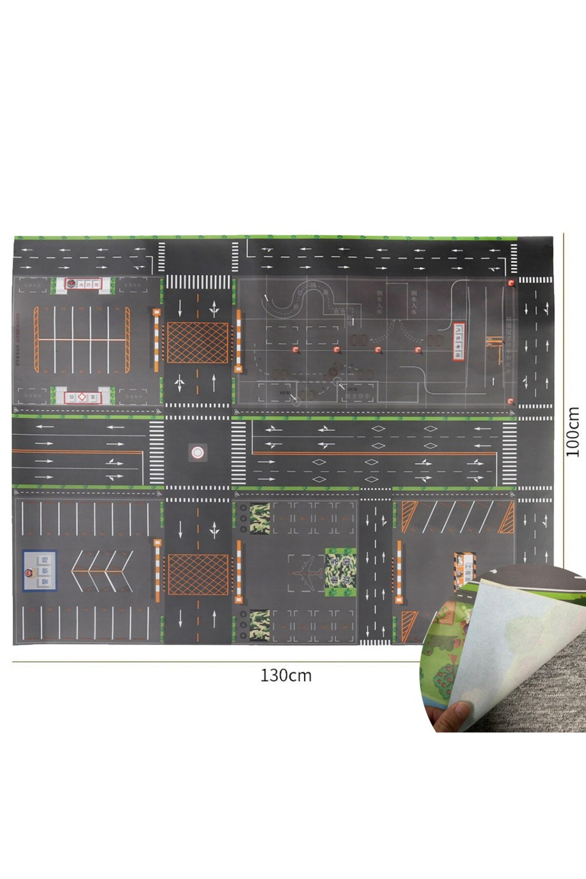 Choice One Size Thin Mat-5 Baby Play Mat Road Map for Kids Cartoon ...