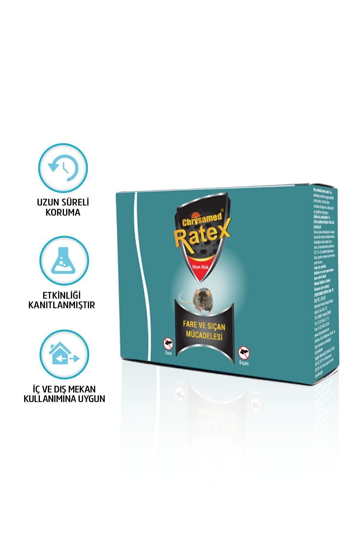 Chrysamed Ratex Hazır Mum Blok 100 Gr. Fare Sıçan İlacı - Fiyatı, Yorumları