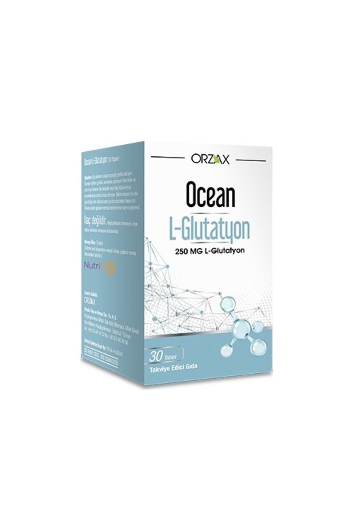 Orzax Ocean L-Glutatyon 30 Tablet - Fiyatı, Yorumları