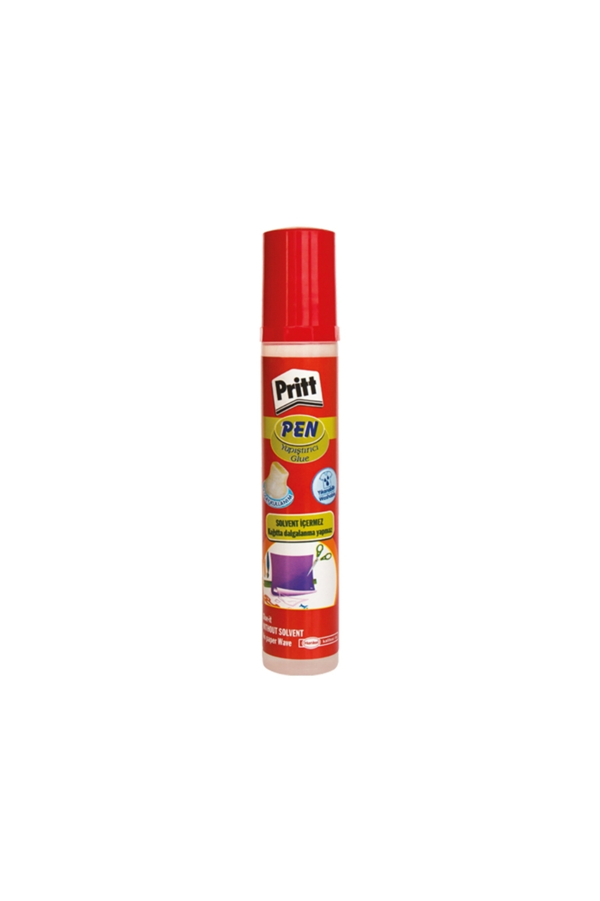 Pritt Sıvı Yapıştırıcı Pen, 55 ml, Solvent İçermez, Yıkanabilir ...
