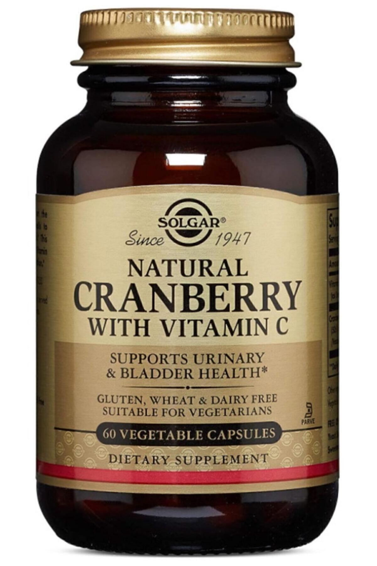 Solgar Cranberry Extract with Vitamin C 60 Kapsül - Fiyatı, Yorumları