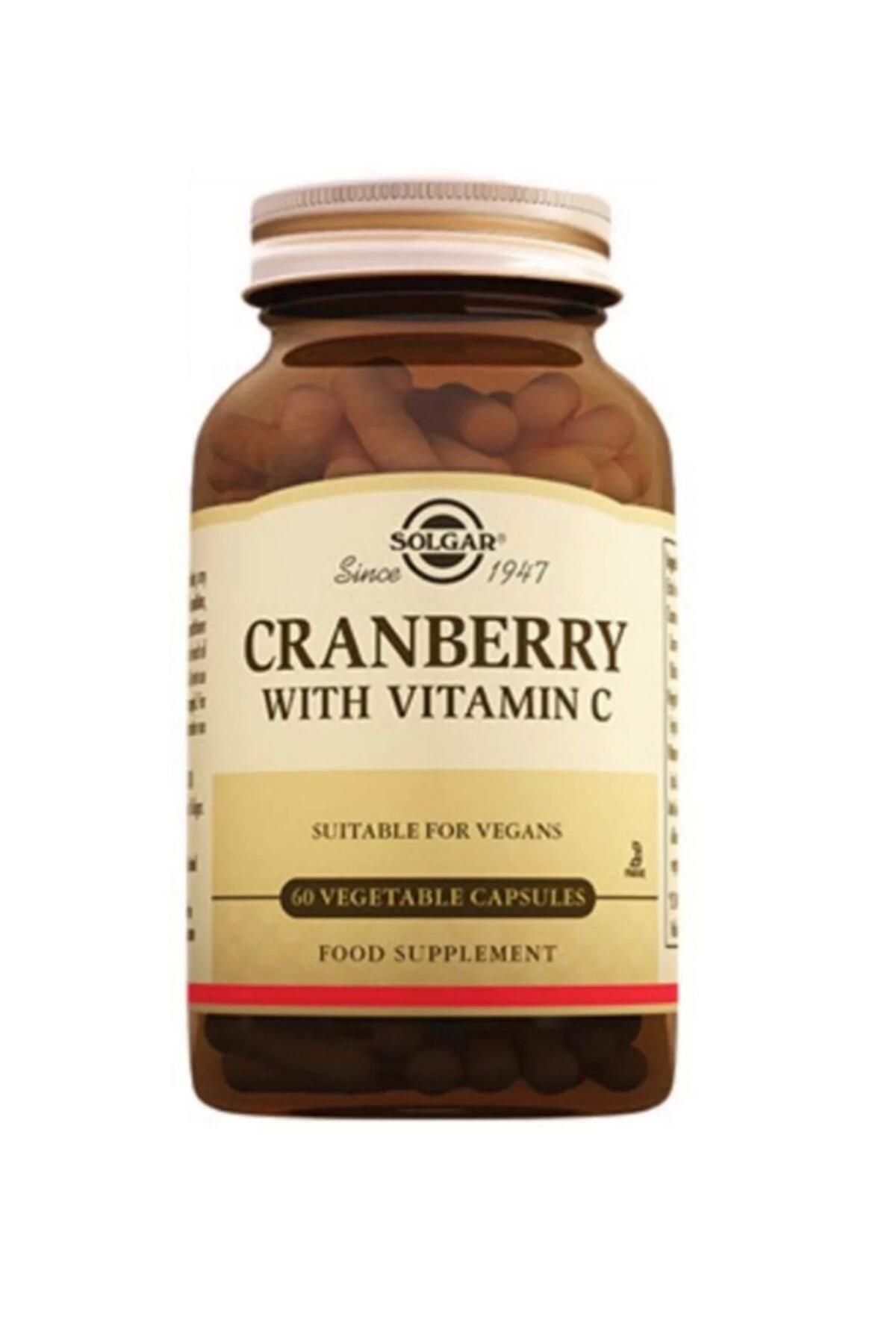 Solgar Cranberry Extract with Vitamin C 60 Kapsül - Fiyatı, Yorumları