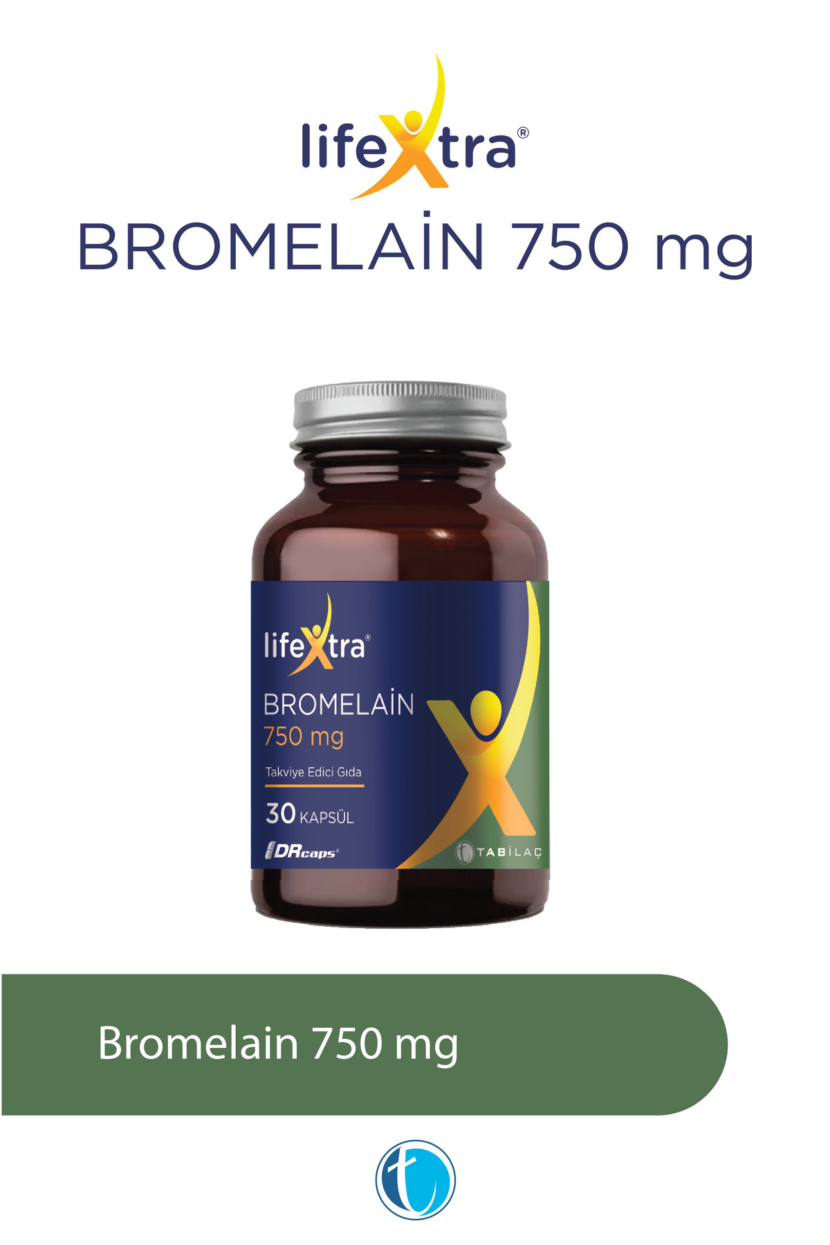 Tab İlaç Bromelain 750 mg 30 Bitkisel Kapsül - Fiyatı, Yorumları
