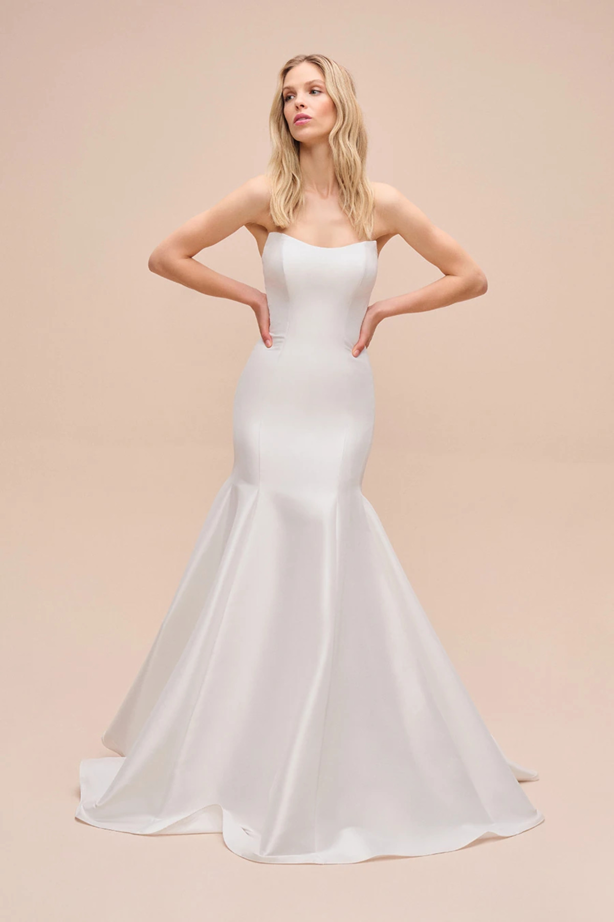 Oleg Cassini Straplez Balık Model Gelinlik 4XLWG4123 - Fiyatı, Yorumları