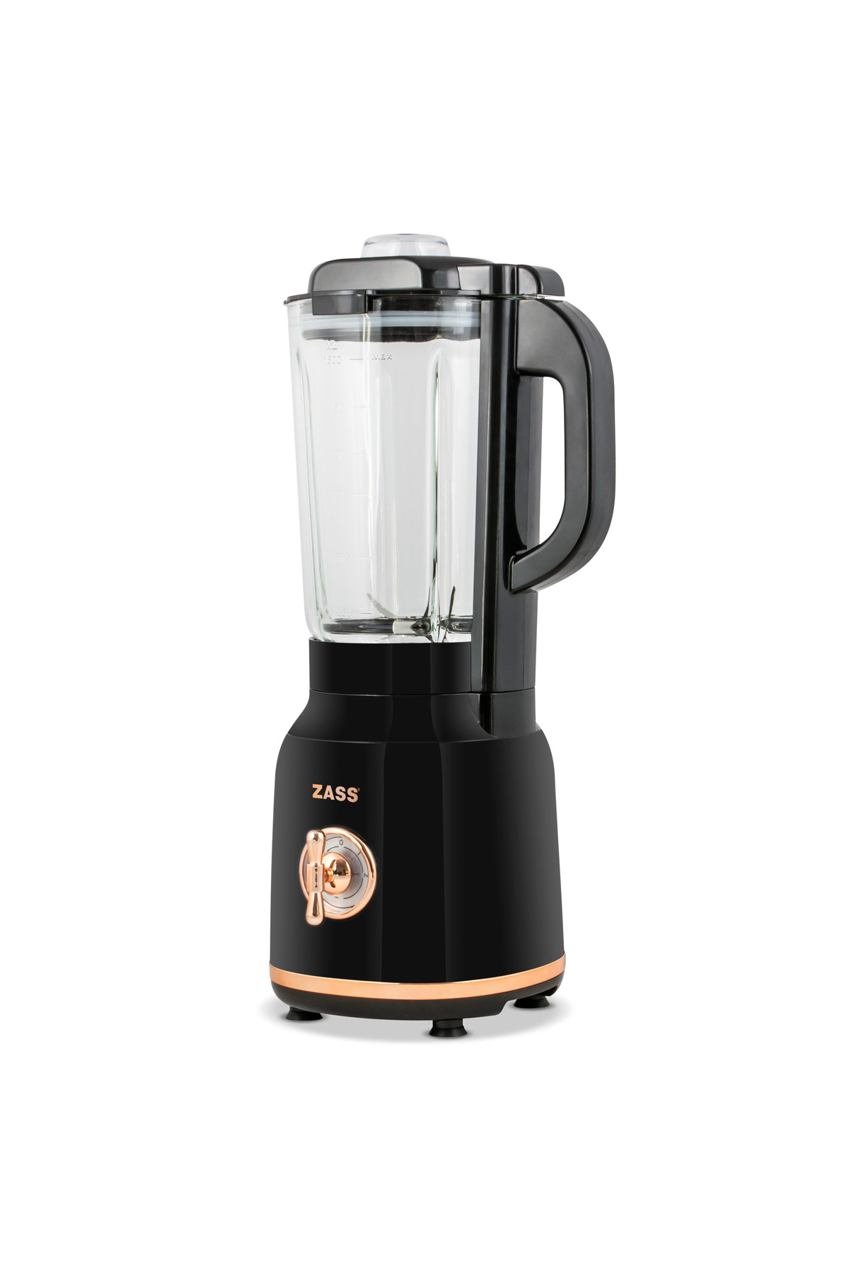 Zass Rose Gold ZSB 20 table blender, 600W, 1,5L, 6 blades, Graduated ...
