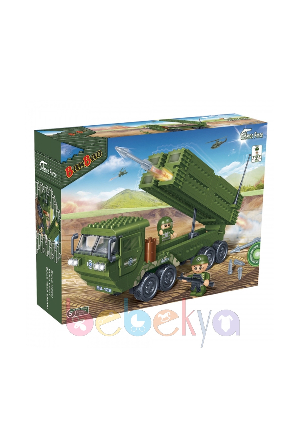 Banbao Lego Ile Uyumlu 308 Parçalı Füze Rampası Askeri Lego Seti ...