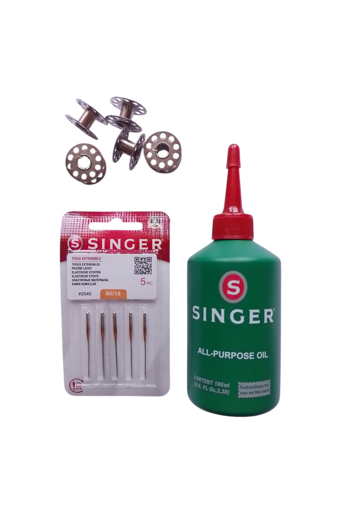 SINGER Singer 2045.80/12 Makina İğnesi Singer Yağ ve 5 Adet Ev Tipi ...