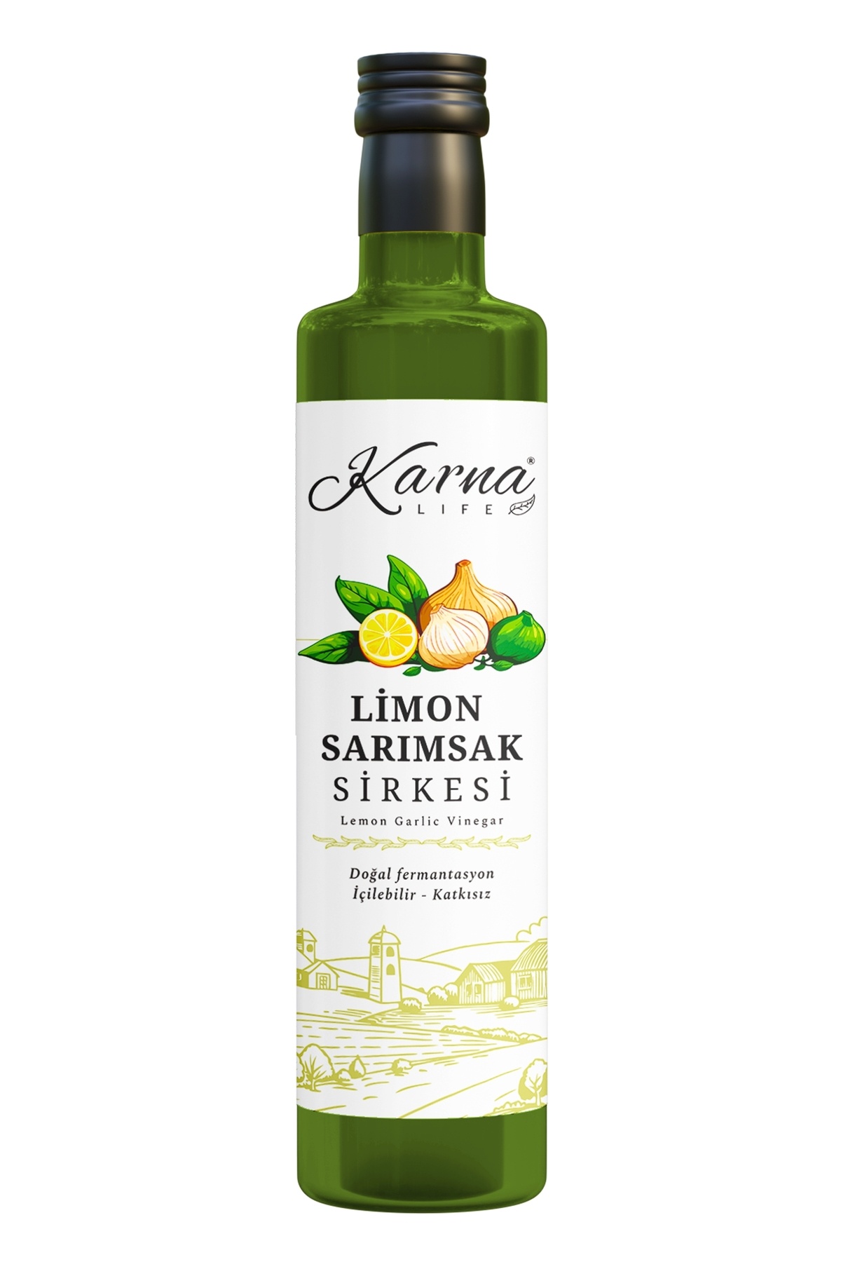 KARNA LİFE Limon Sarımsak Sirkesi - Doğal Fermantasyon 500ml - Fiyatı ...