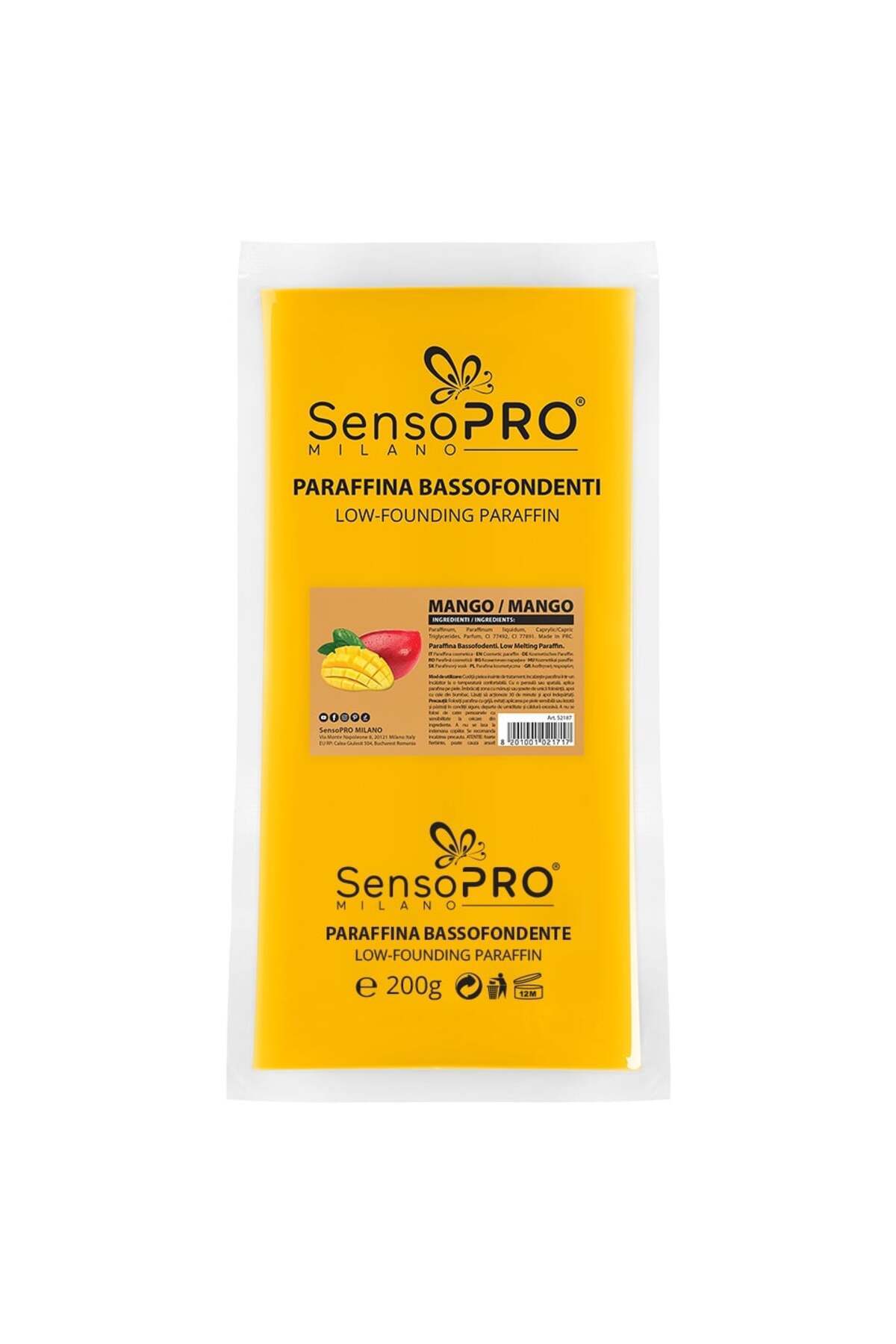 SensoPRO Milano Solid Paraffin with Mango flavor, 200 g- Trendyol