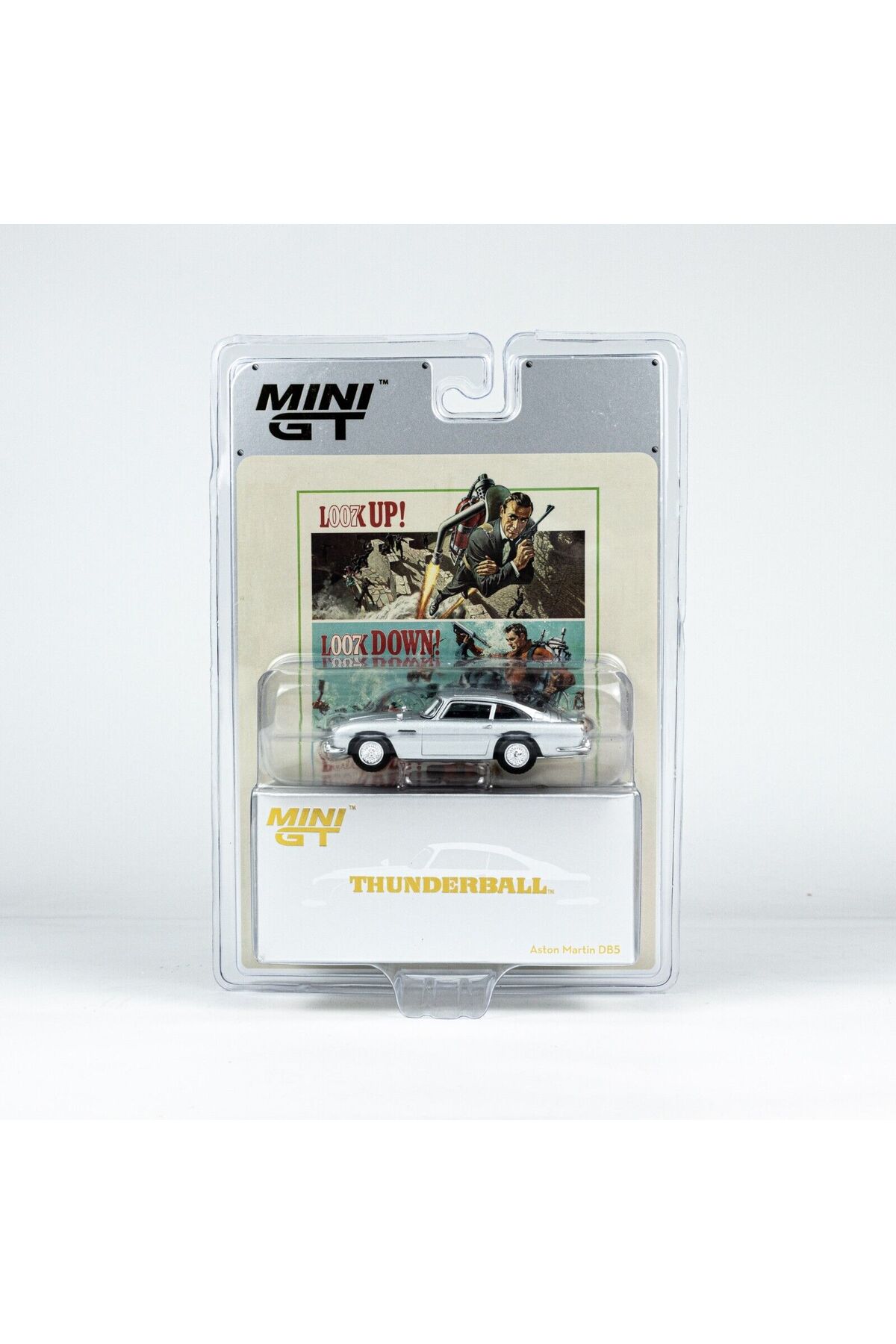 mini gt 1/64 007 Aston Martin DB5 Thunderball with Poster Cards English ...