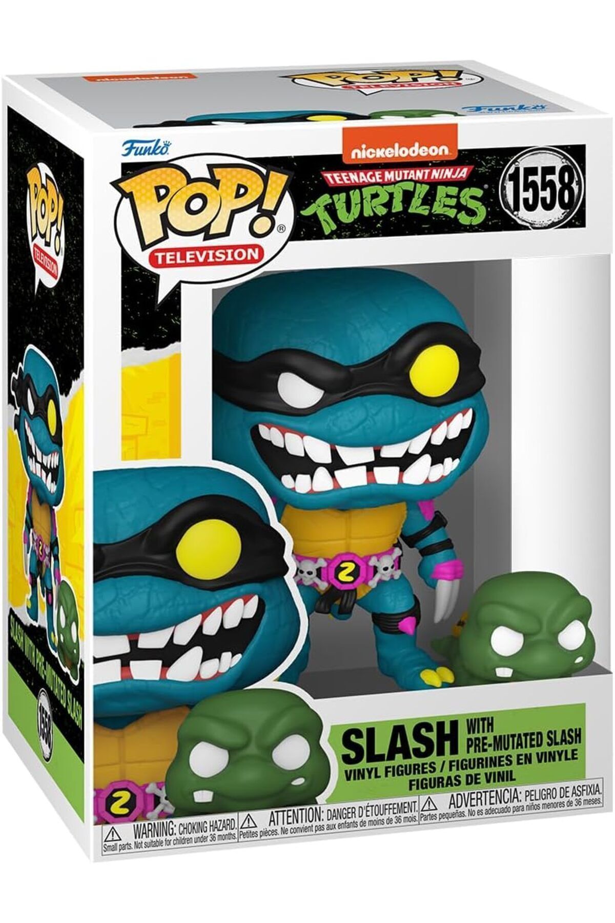 Funko Pop! Tv: TMNT S4 - Slash ve Mutasyona Uğramış Kaplumbağa S ...