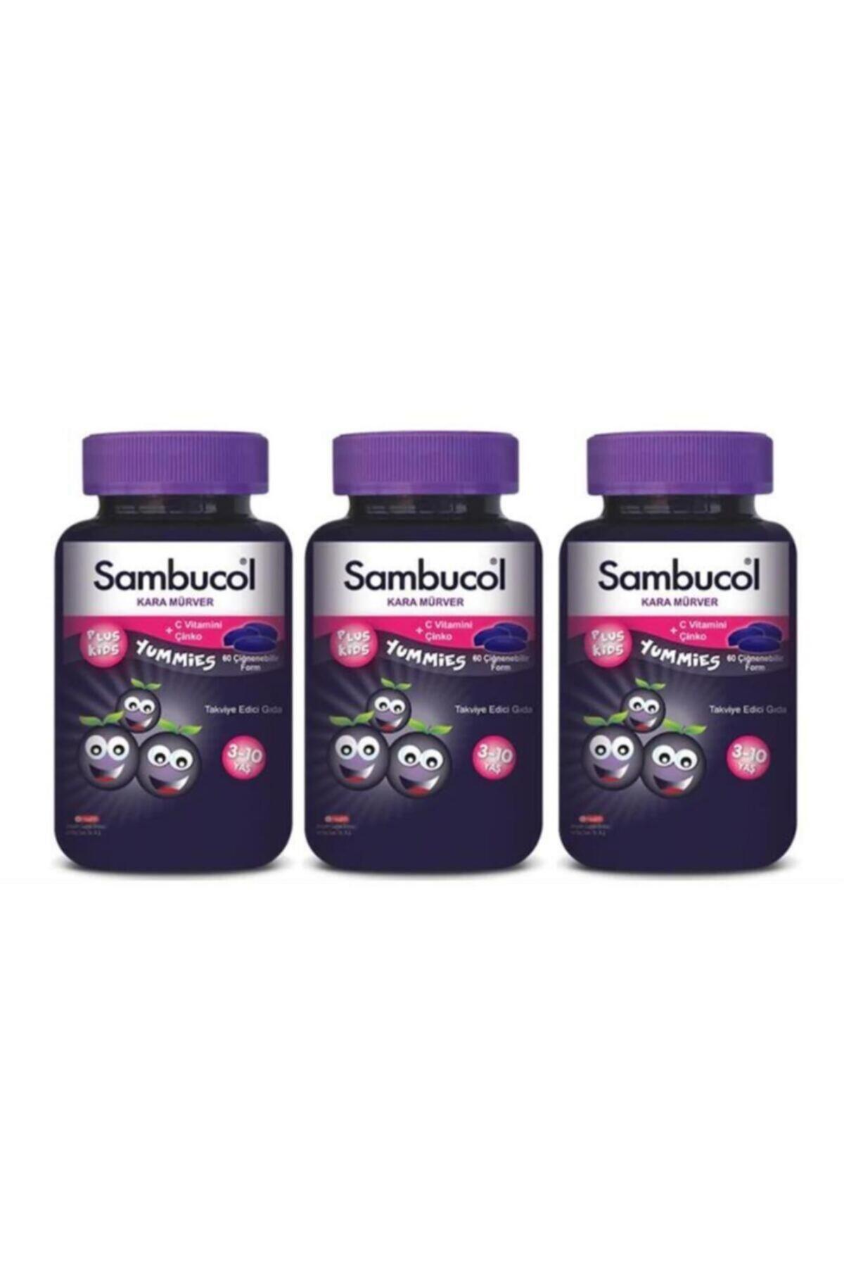 Sambucol Plus Kids Yummies 60 Adet 3 Adet - Fiyatı, Yorumları