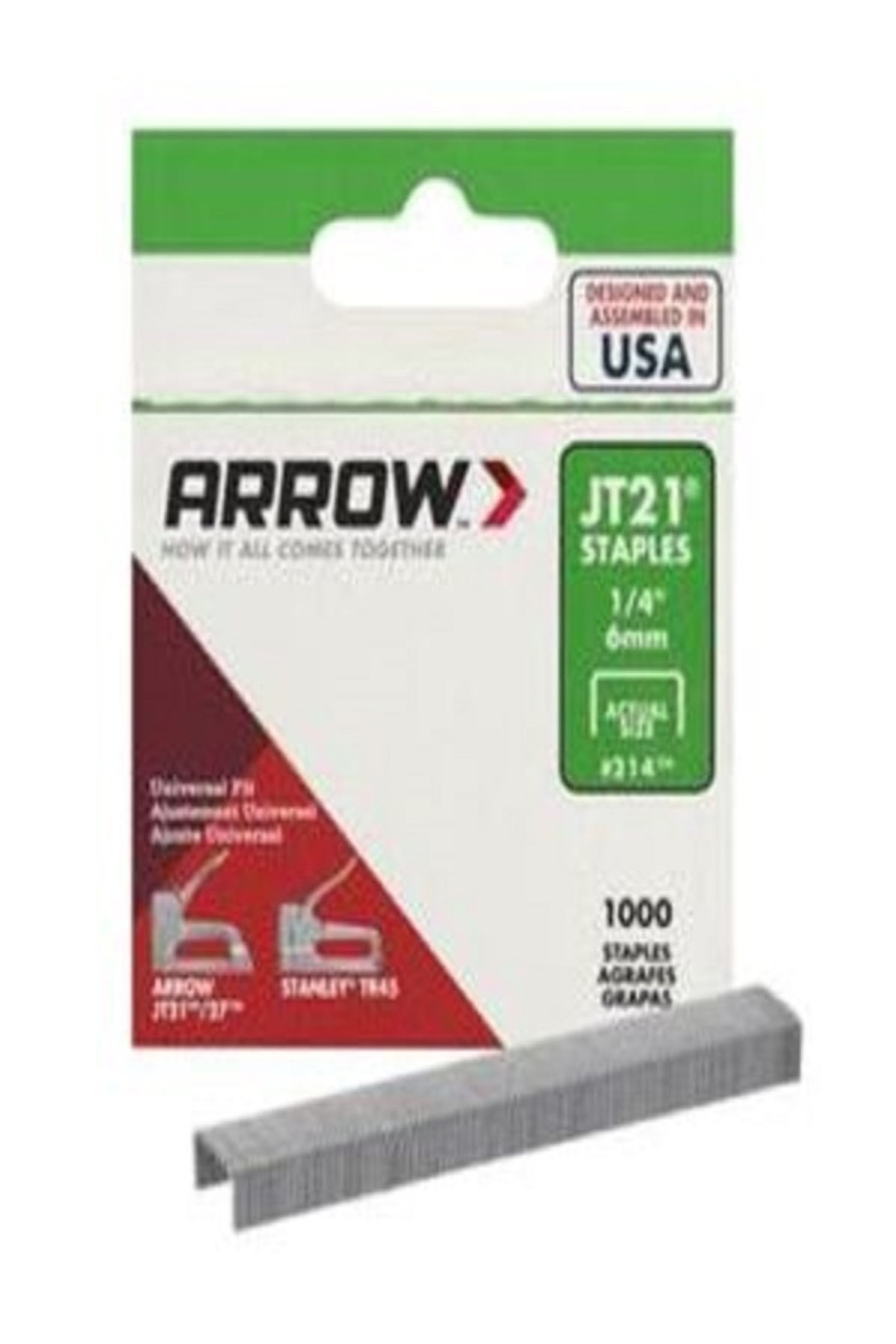 ARROW 1000-Piece Jt21 Staples Silver 6mm- Trendyol
